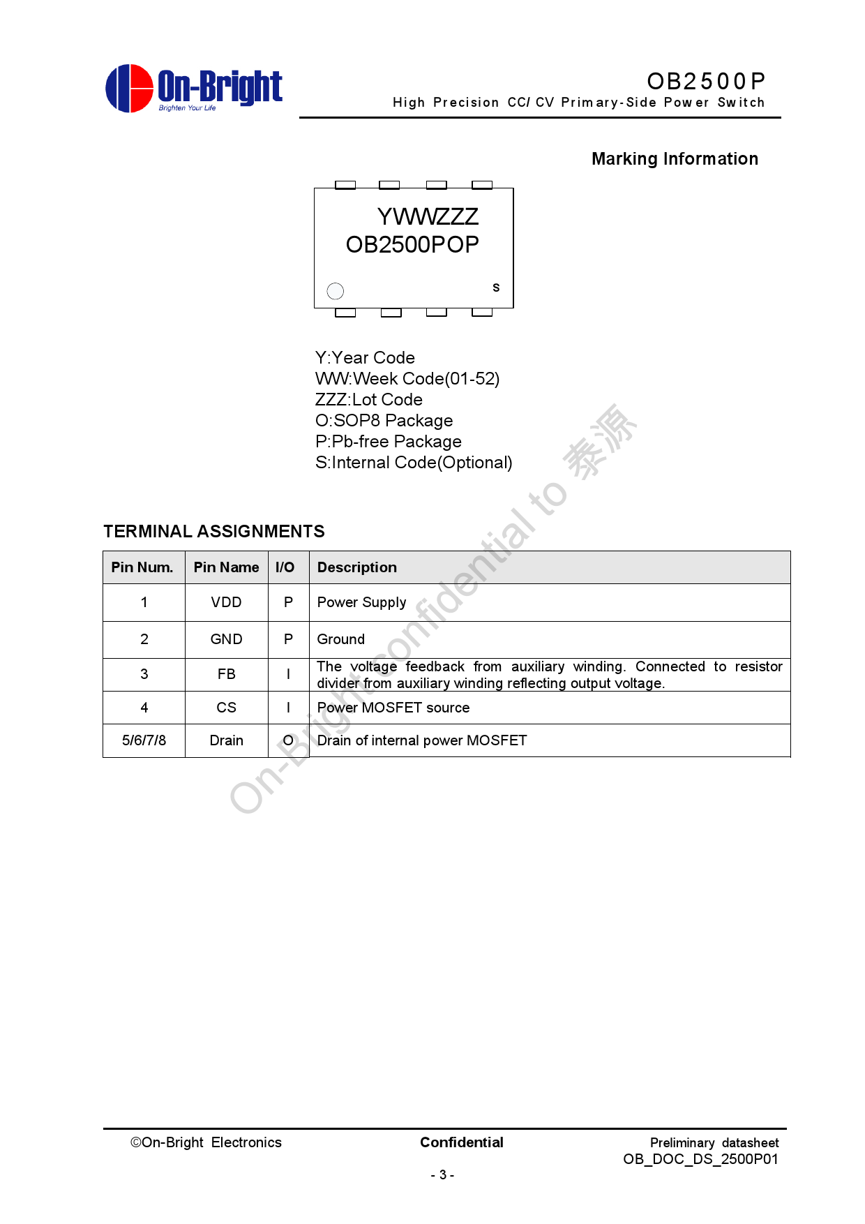 OB2500POPA_（OB(昂宝)）OB2500POPA中文资料_价格_PDF手册-立创电子商城