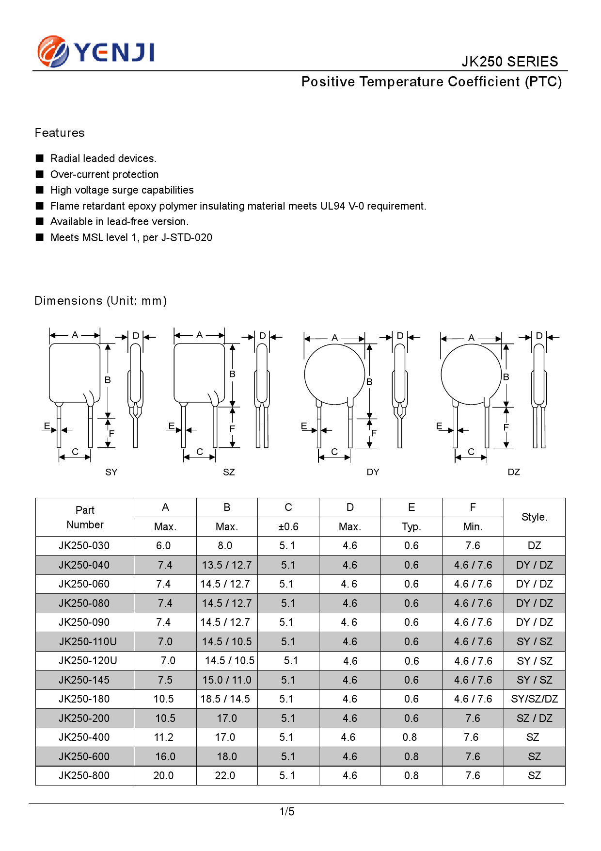 JK250-090U_（台湾元基）JK250-090U中文资料_价格_PDF手册-立创电子商城