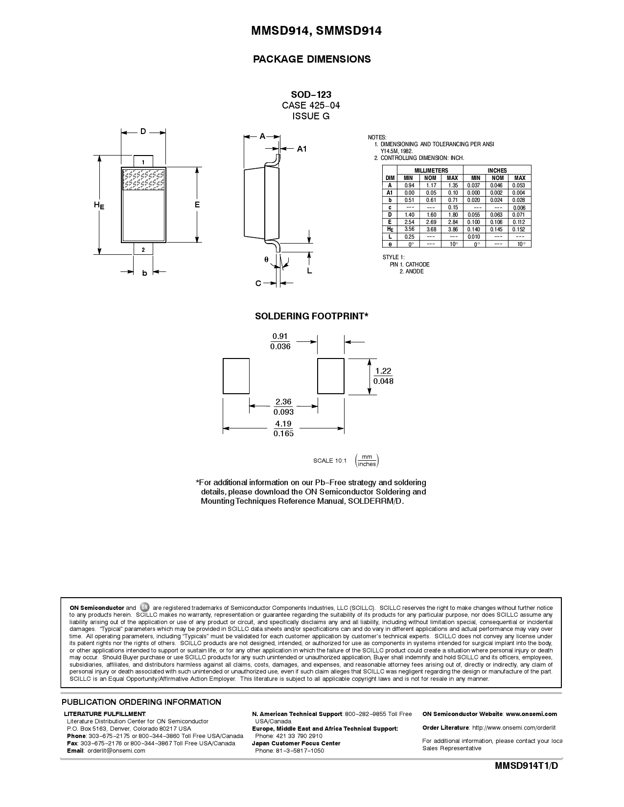 MMSD914T1G_（ON(安森美)）MMSD914T1G中文资料_价格_PDF手册-立创电子商城
