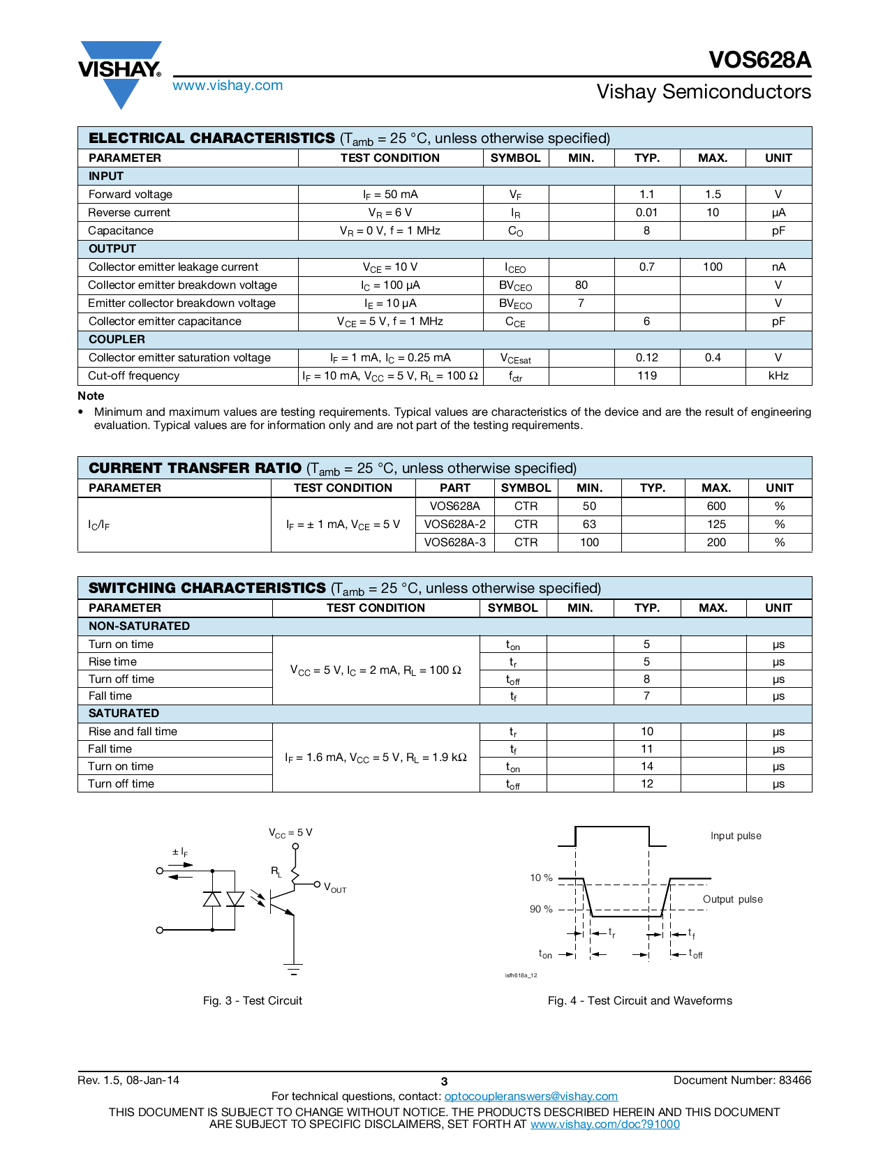 VOS628A-3T_（VISHAY(威世)）VOS628A-3T中文资料_价格_PDF手册-立创电子商城