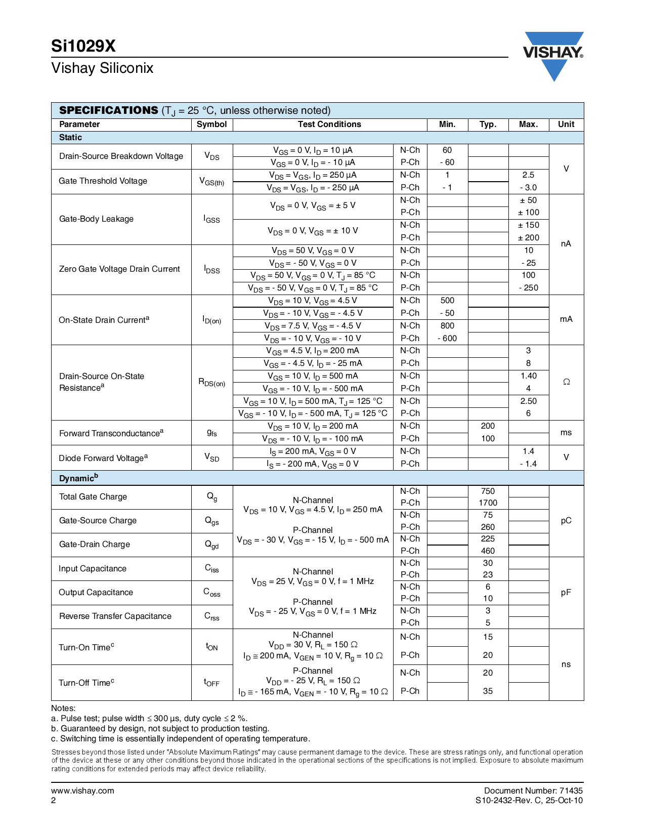 SI1029X-T1-GE3_（VISHAY(威世)）SI1029X-T1-GE3中文资料_价格_PDF手册-立创电子商城