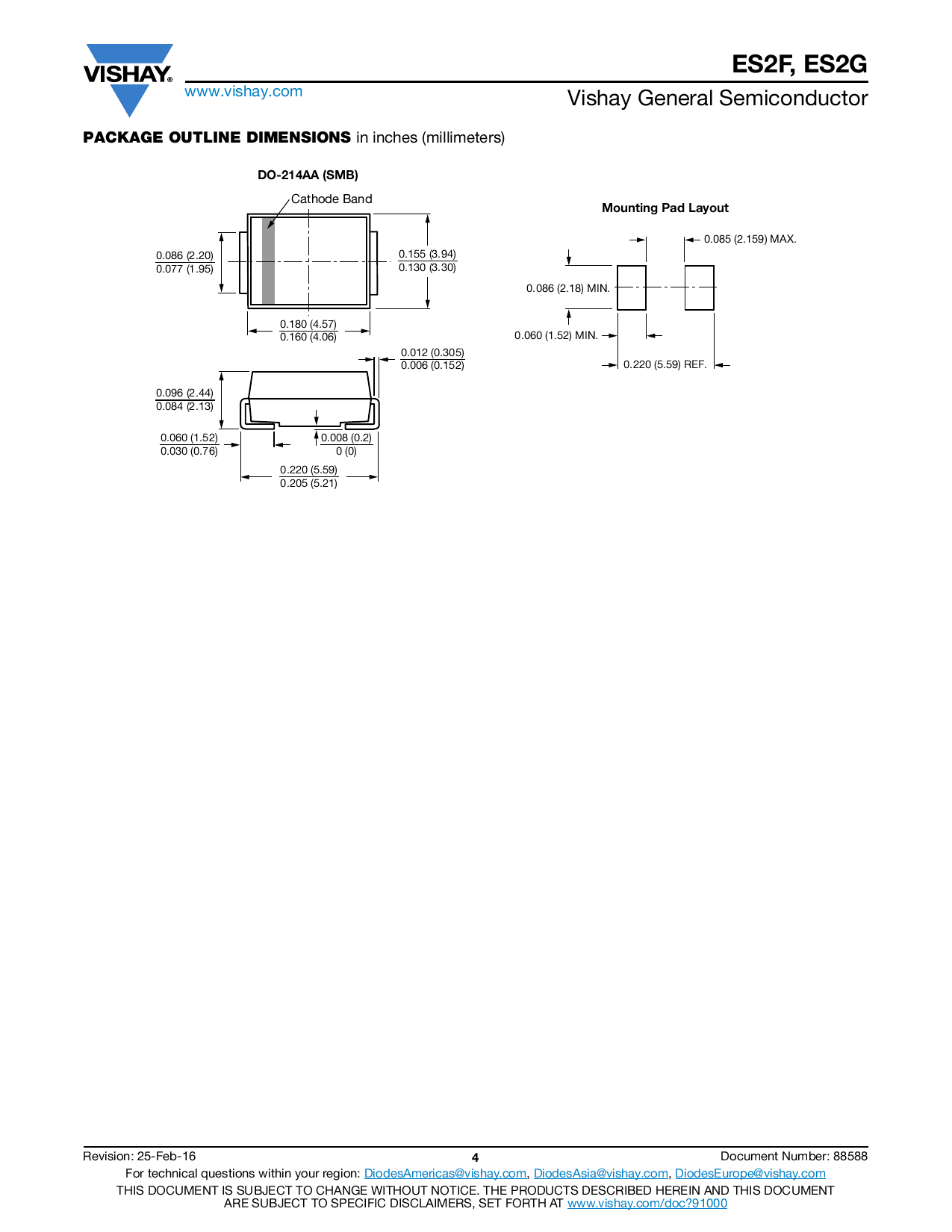 ES2F-E3/52T_（VISHAY(威世)）ES2F-E3/52T中文资料_价格_PDF手册-立创电子商城