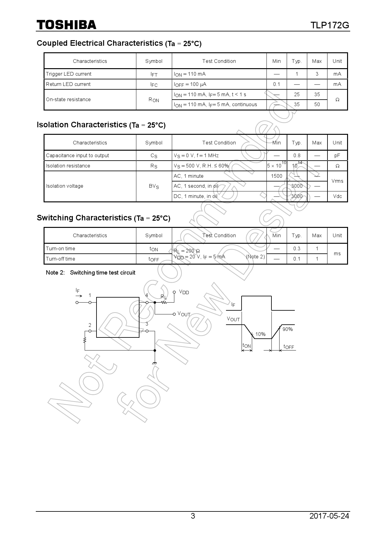 TLP172G(F)_（TOSHIBA(东芝)）TLP172G(F)中文资料_价格_PDF手册-立创电子商城