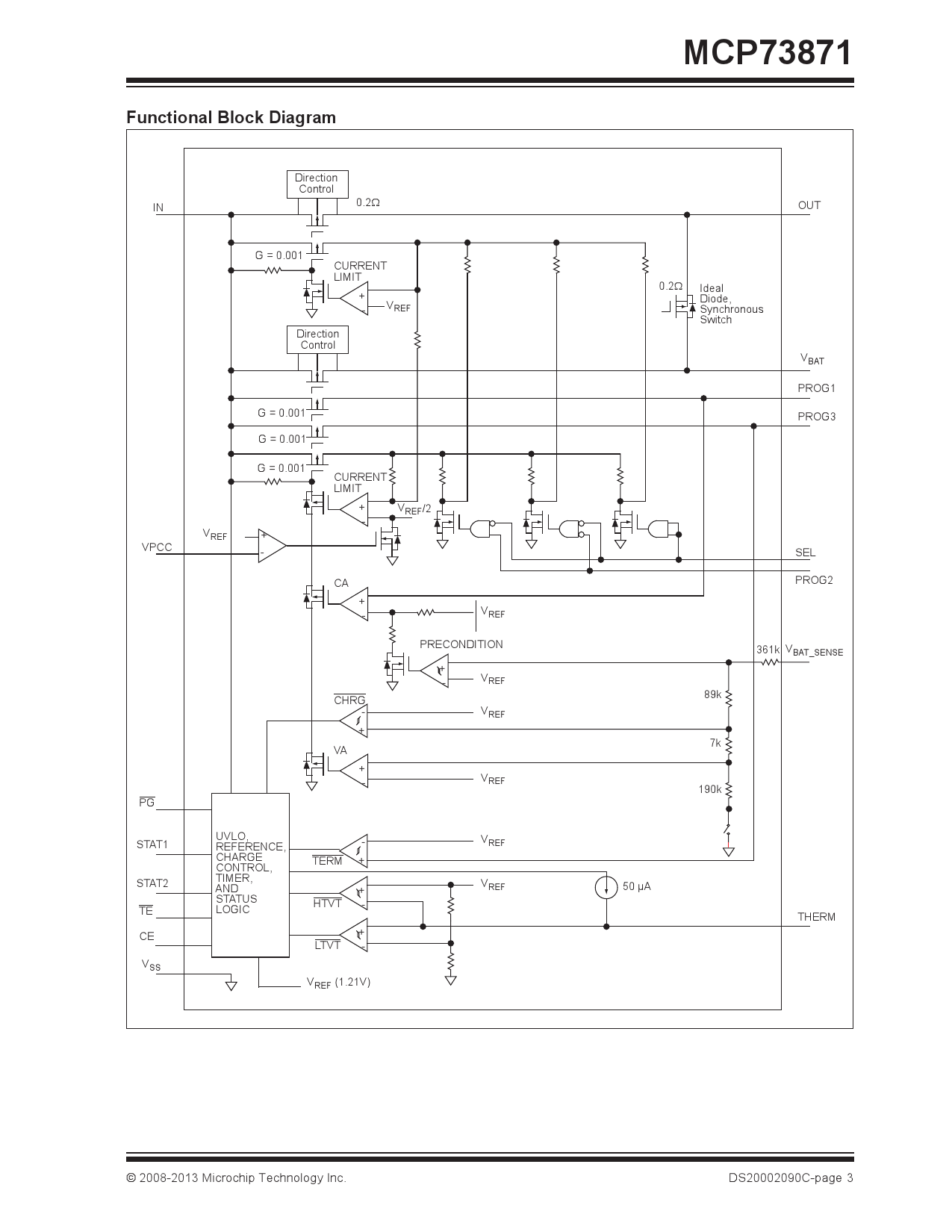 MCP73871-2AAI/ML_（MICROCHIP(美国微芯)）MCP73871-2AAI/ML中文资料_价格_PDF手册-立创电子商城