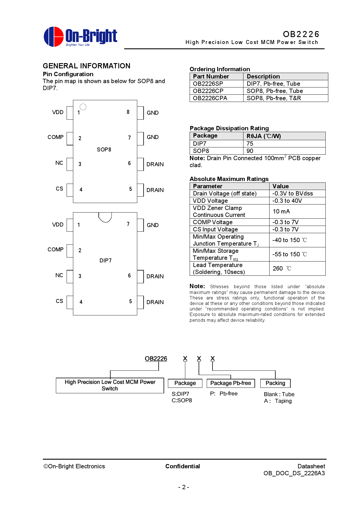 OB2226SP_（OB(昂宝)）OB2226SP中文资料_价格_PDF手册-立创电子商城