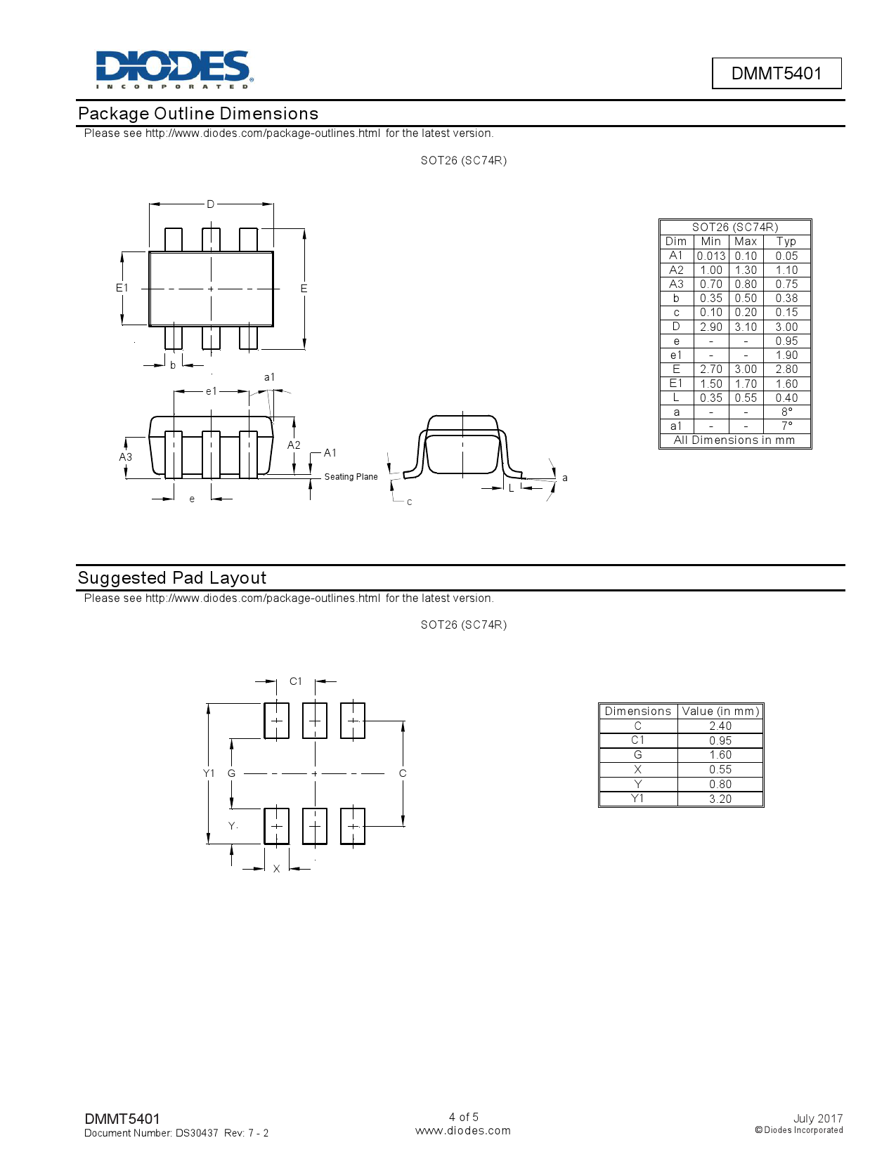 DMMT5401-7-F_（DIODES(美台)）DMMT5401-7-F中文资料_价格_PDF手册-立创电子商城
