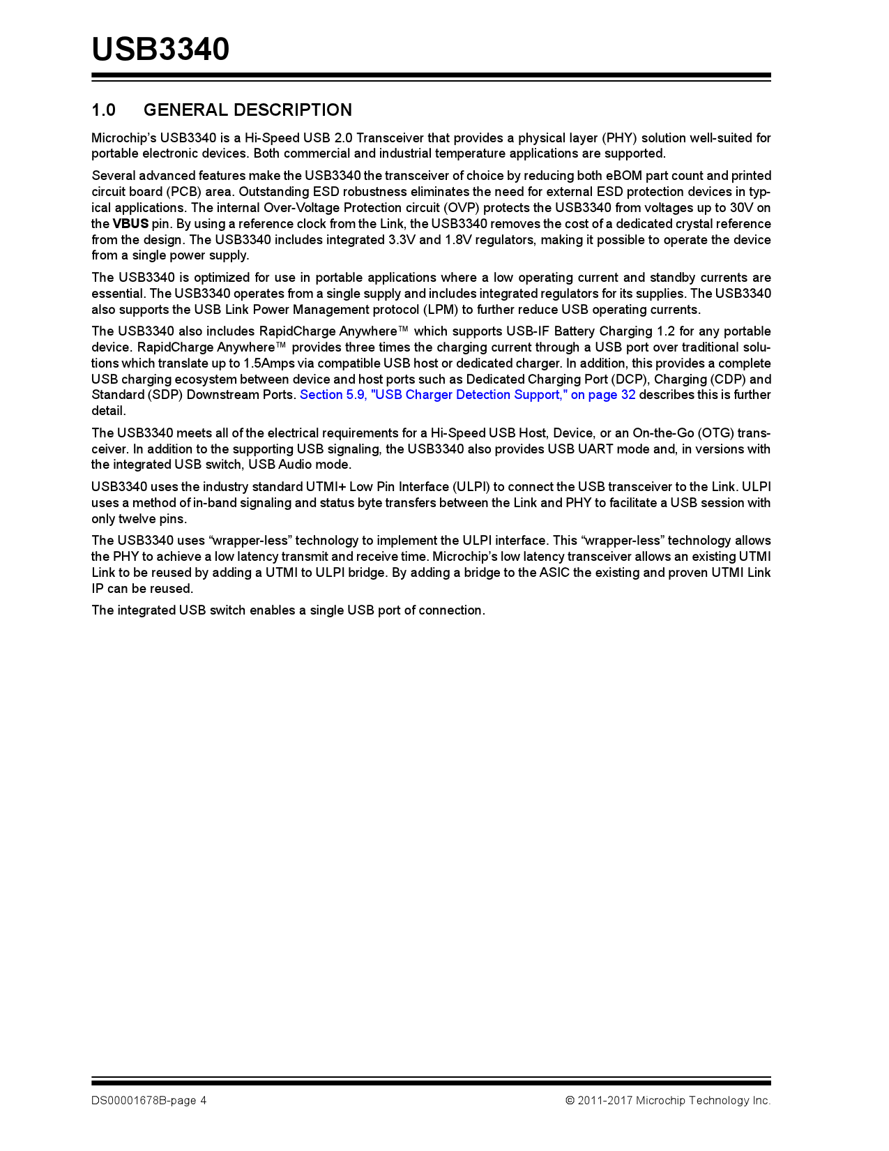 USB3340-EZK-TR_（MICROCHIP(美国微芯)）USB3340-EZK-TR中文资料_价格_PDF手册-立创电子商城