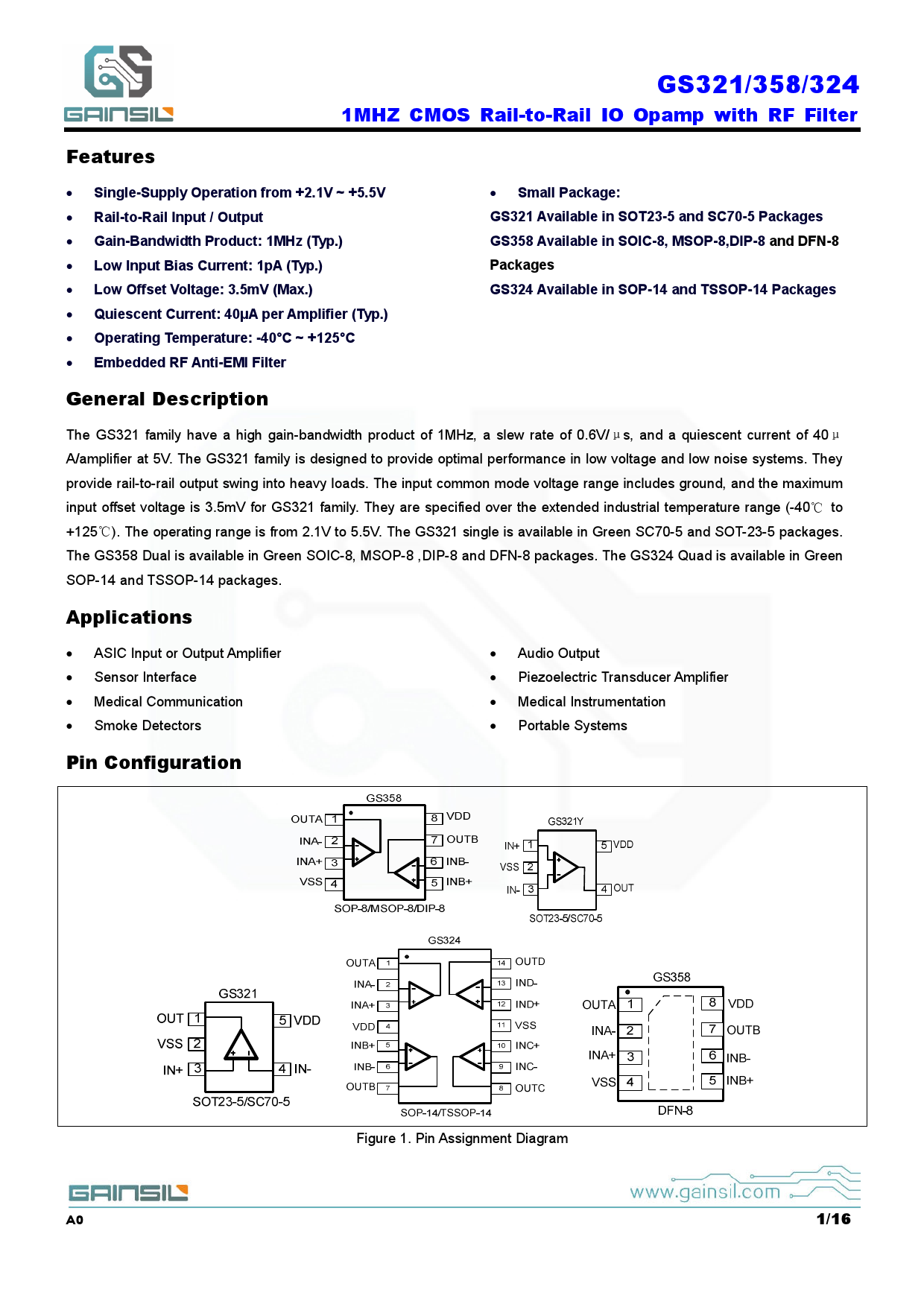 GS324-SR_（Gainsil聚洵）GS324-SR中文资料_价格_PDF手册-立创电子商城