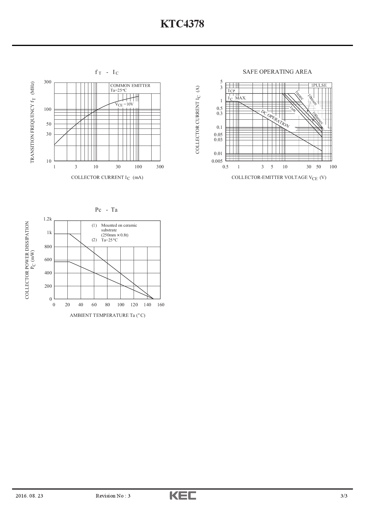 KTC4378-Y-RTF/P_（KEC）KTC4378-Y-RTF/P中文资料_价格_PDF手册-立创电子商城