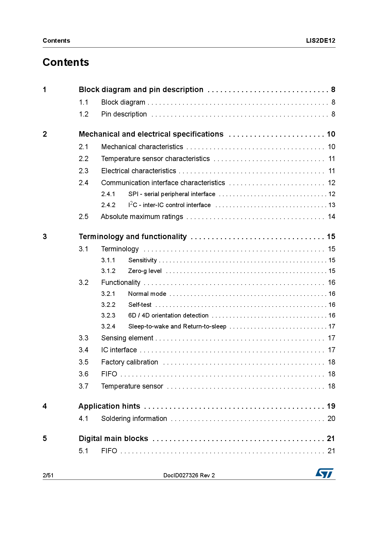 LIS2DE12TR_（ST(意法半导体)）LIS2DE12TR中文资料_价格_PDF手册-立创电子商城