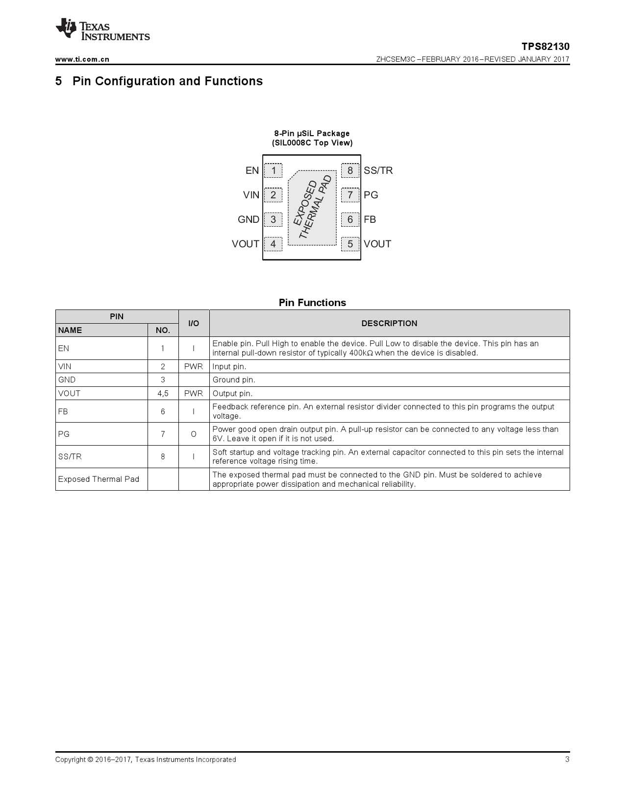 TPS82130SILT_（TI(德州仪器)）TPS82130SILT中文资料_价格_PDF手册-立创电子商城