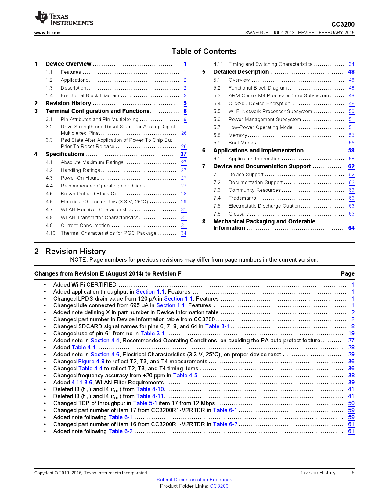 CC3200R1M2RGCR_（TI(德州仪器)）CC3200R1M2RGCR中文资料_价格_PDF手册-立创电子商城