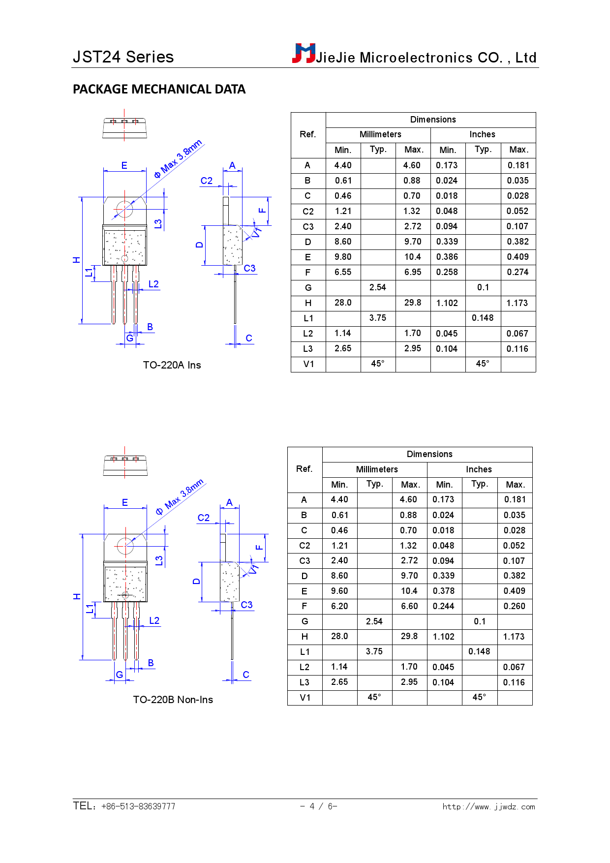 JST24A-800BW_（JJW(捷捷微)）JST24A-800BW中文资料_价格_PDF手册-立创电子商城