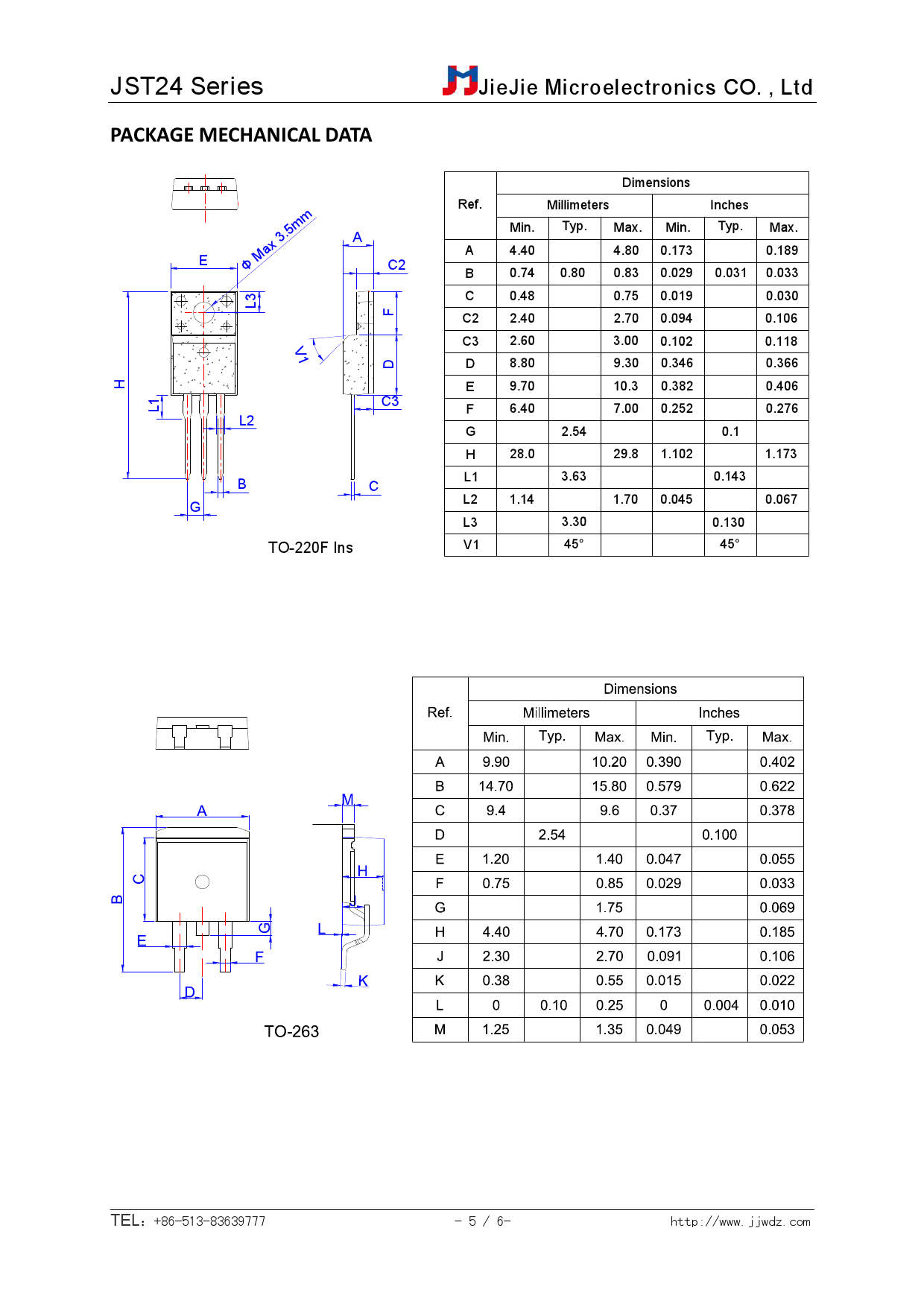 JST24A-800BW_（JJW(捷捷微)）JST24A-800BW中文资料_价格_PDF手册-立创电子商城