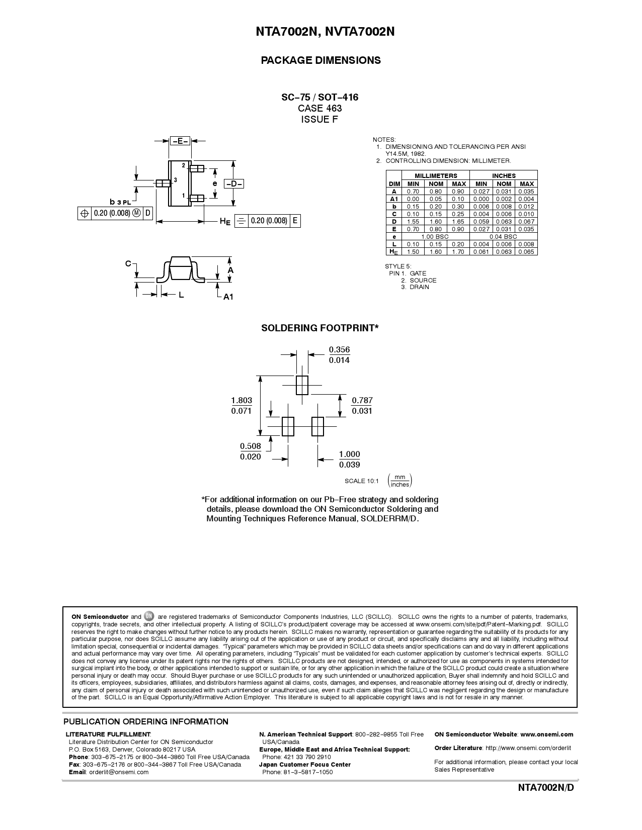 NTA7002NT1G_（ON(安森美)）NTA7002NT1G中文资料_价格_PDF手册-立创电子商城