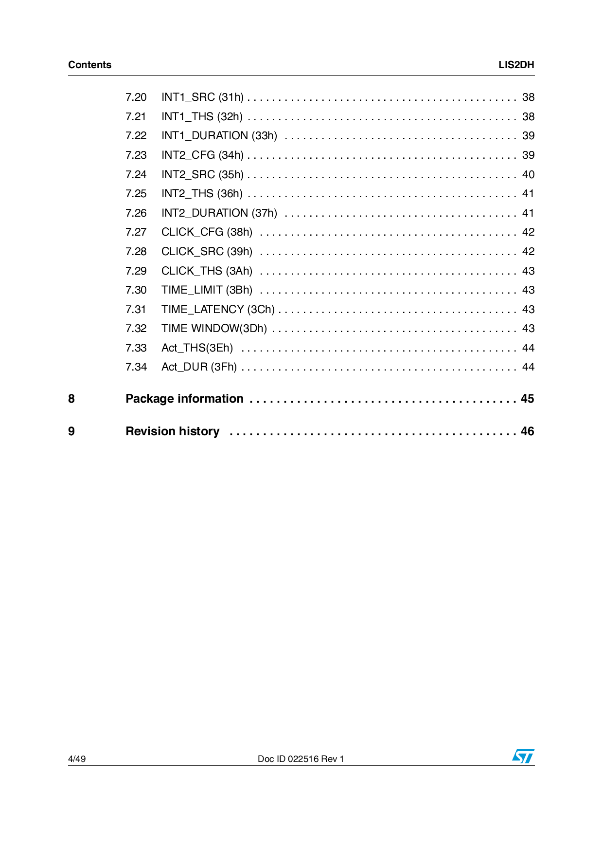 LIS2DHTR_（ST(意法半导体)）LIS2DHTR中文资料_价格_PDF手册-立创电子商城