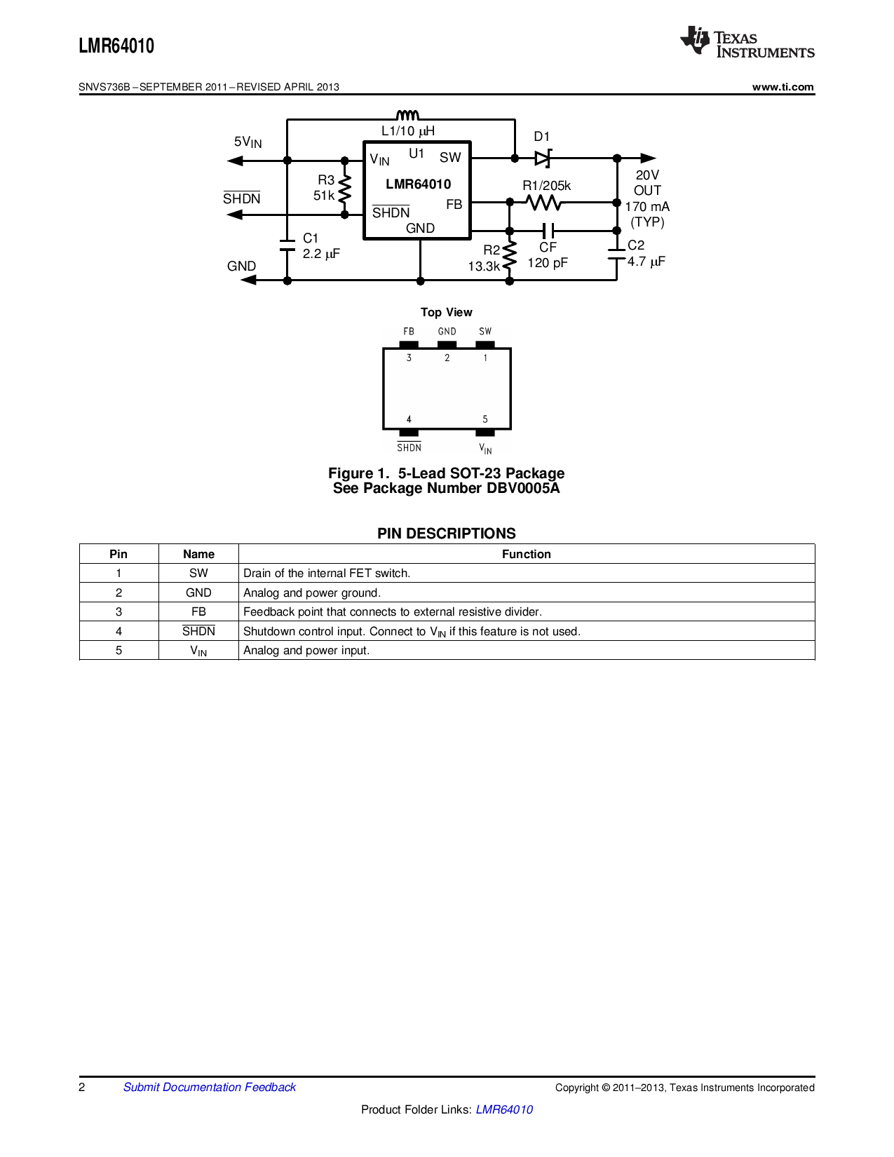 LMR64010XMFX/NOPB_（TI(德州仪器)）LMR64010XMFX/NOPB中文资料_价格_PDF手册-立创电子商城