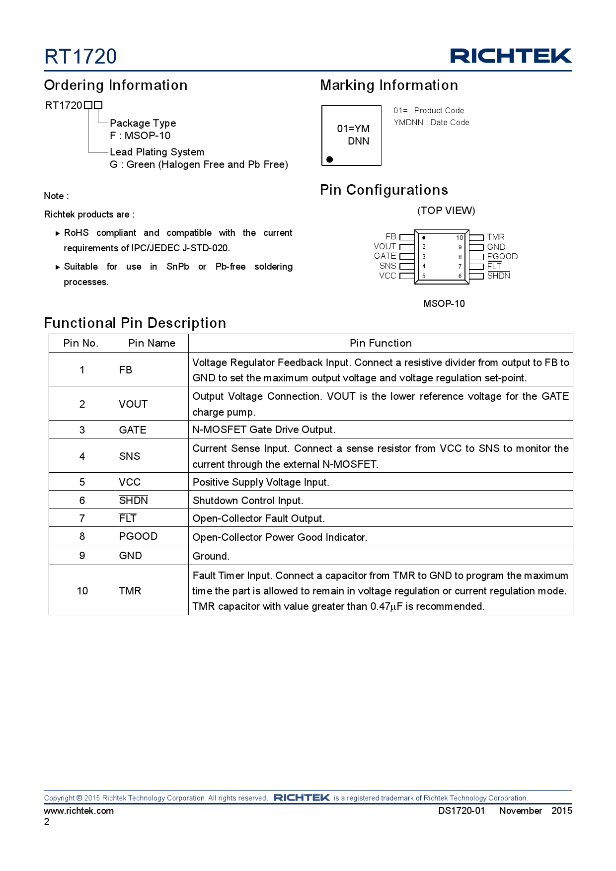 RT1720GF_（RICHTEK(立锜)）RT1720GF中文资料_价格_PDF手册-立创电子商城