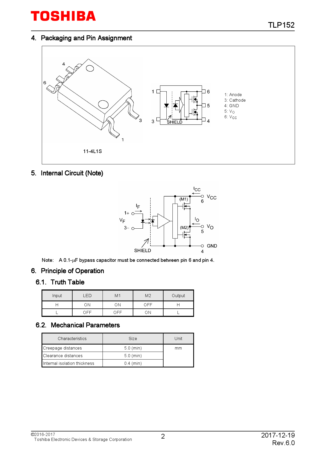 TLP152(TPL,E_（TOSHIBA(东芝)）TLP152(TPL,E中文资料_价格_PDF手册-立创电子商城