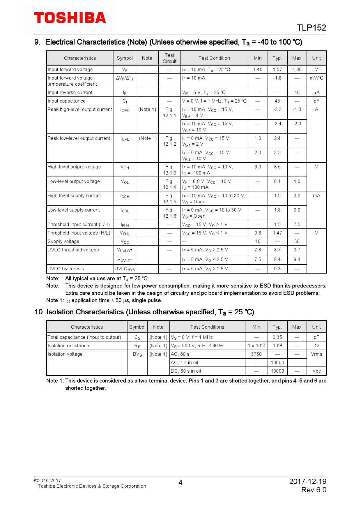 TLP152(TPL,E_（TOSHIBA(东芝)）TLP152(TPL,E中文资料_价格_PDF手册-立创电子商城