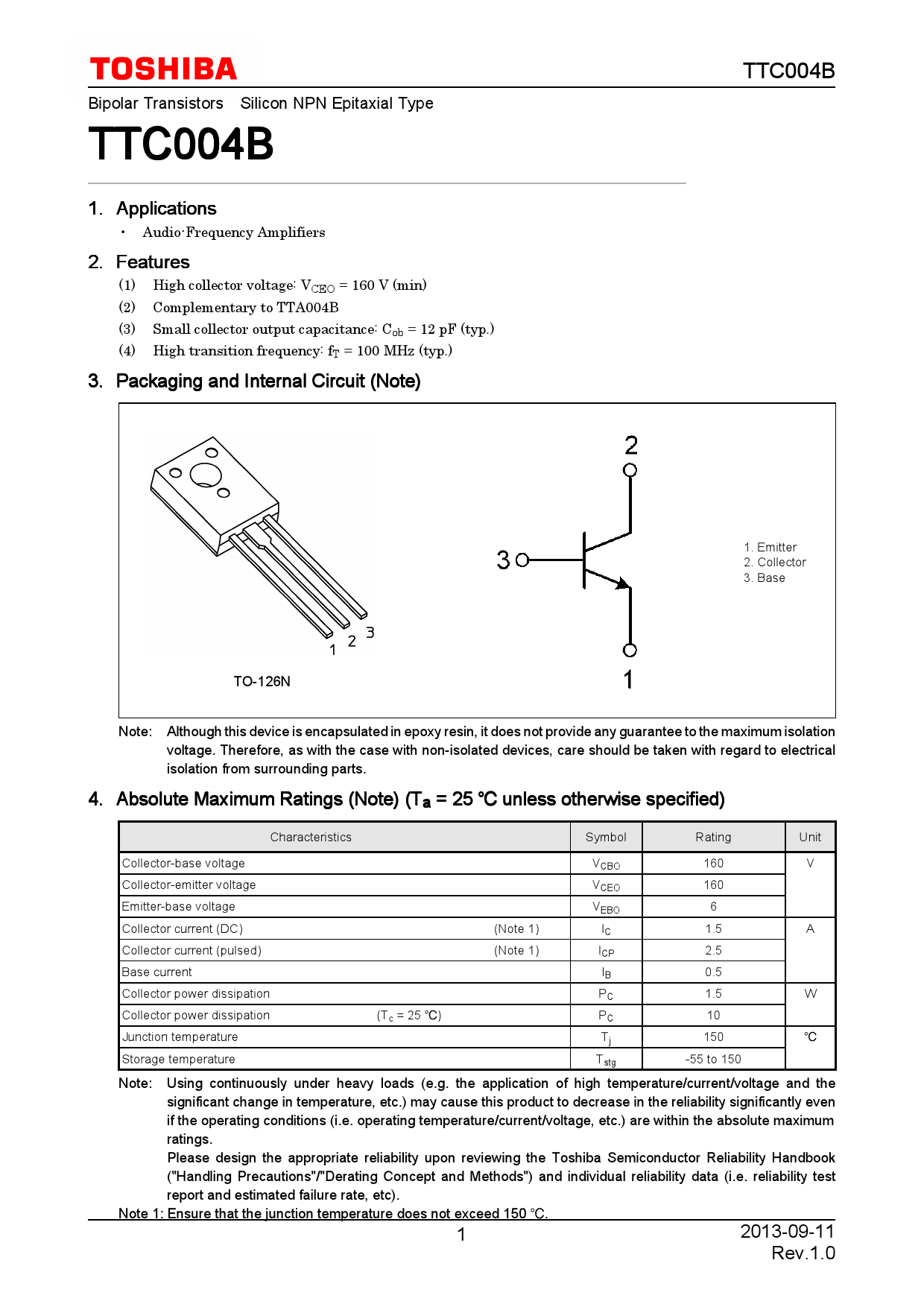TTC004B,Q_（TOSHIBA(东芝)）TTC004B,Q中文资料_价格_PDF手册-立创电子商城