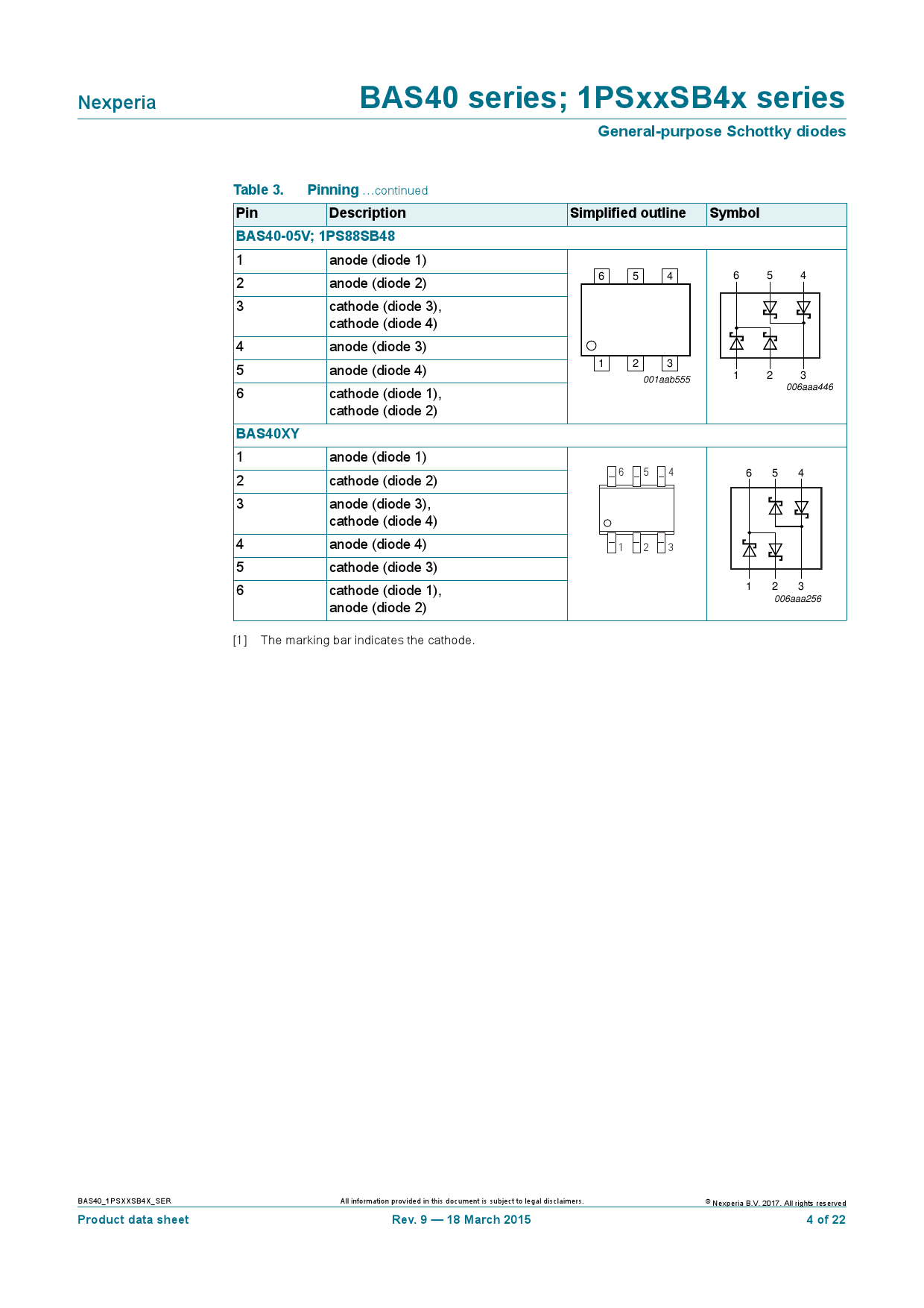 BAS40-05,215_（Nexperia(安世)）BAS40-05,215中文资料_价格_PDF手册-立创电子商城