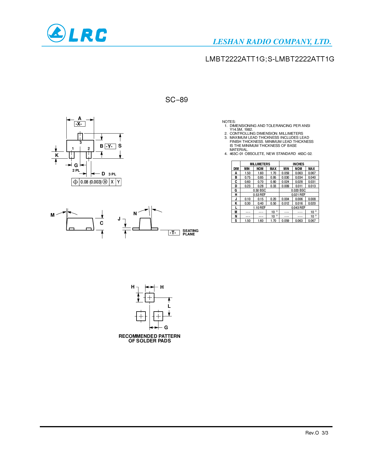 LMBT2222ATT1G_（LRC(乐山无线电)）LMBT2222ATT1G中文资料_价格_PDF手册-立创电子商城