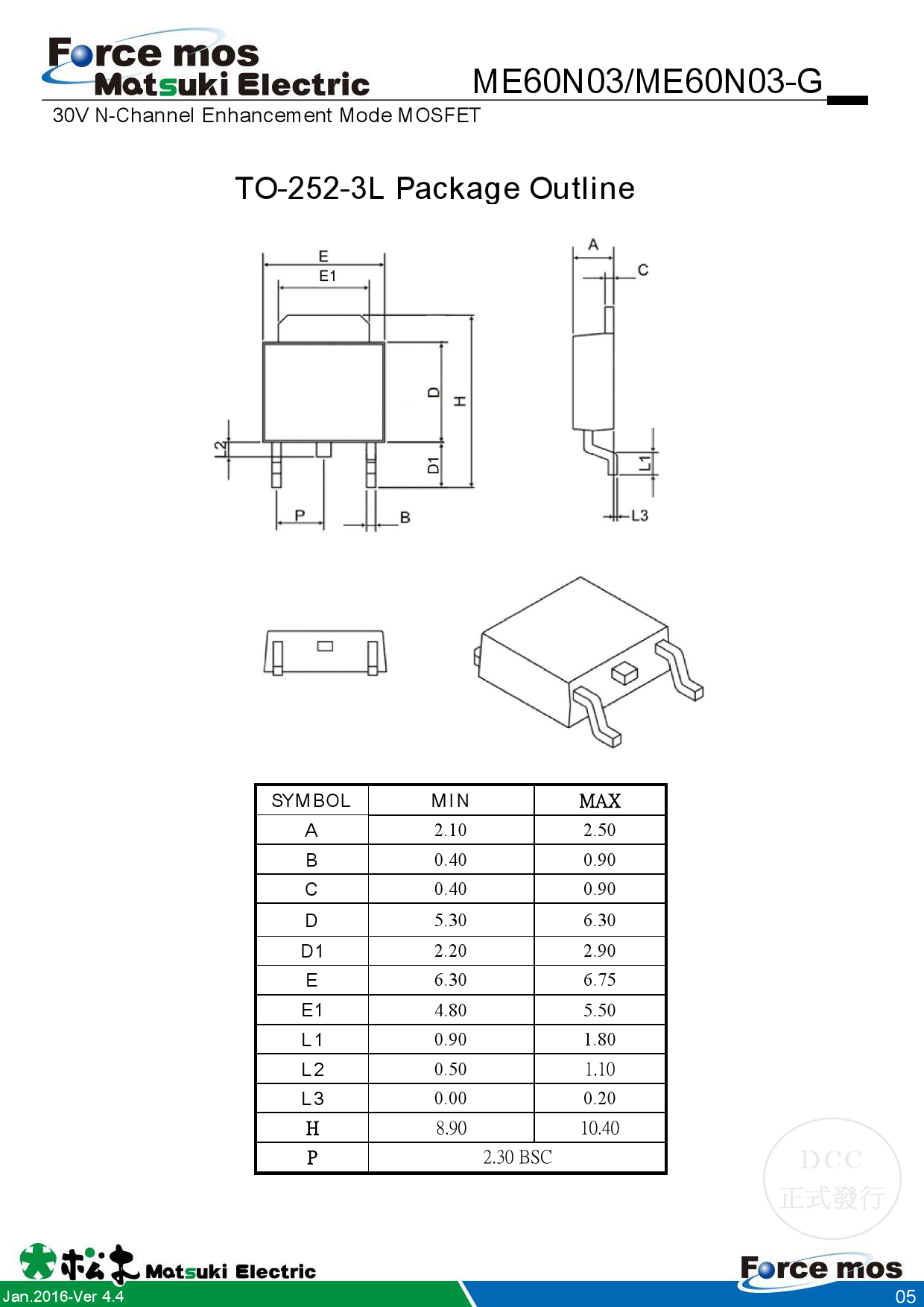ME60N03_（MATSUKI(松木)）ME60N03中文资料_价格_PDF手册-立创电子商城