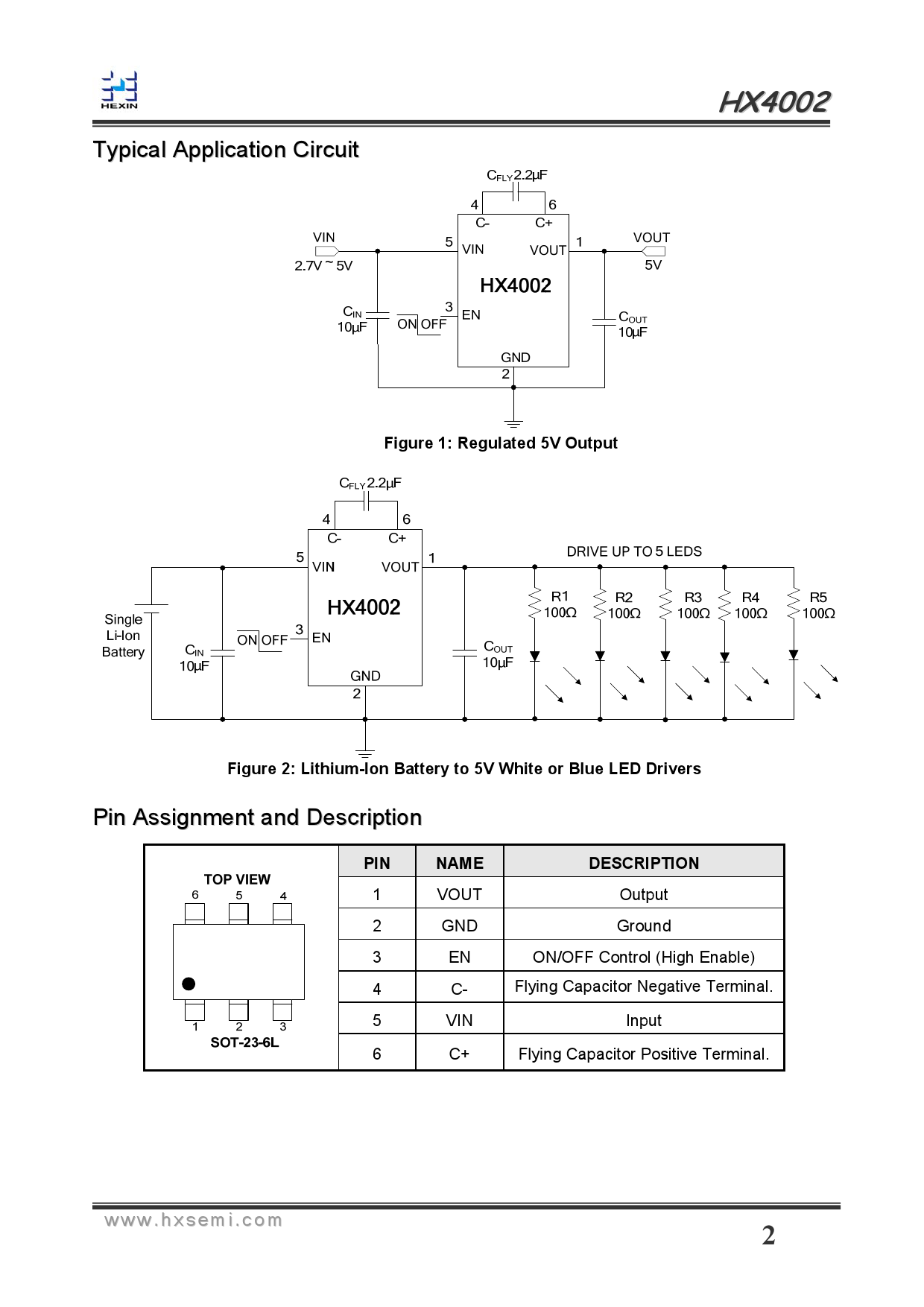 HX4002-MFC_（HEXIN(禾芯微)）HX4002-MFC中文资料_价格_PDF手册-立创电子商城
