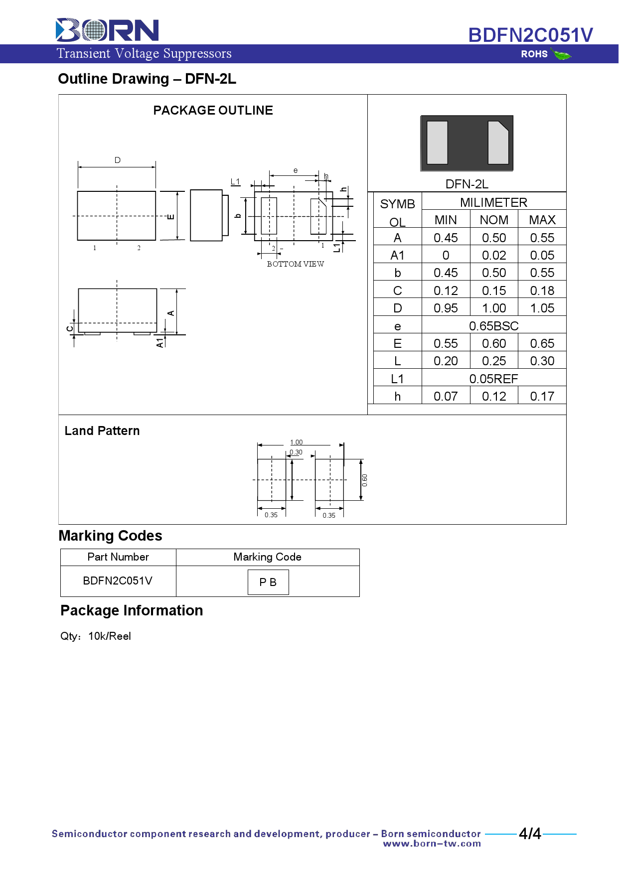 BDFN2C051V_（BORN(伯恩半导体)）BDFN2C051V中文资料_价格_PDF手册-立创电子商城