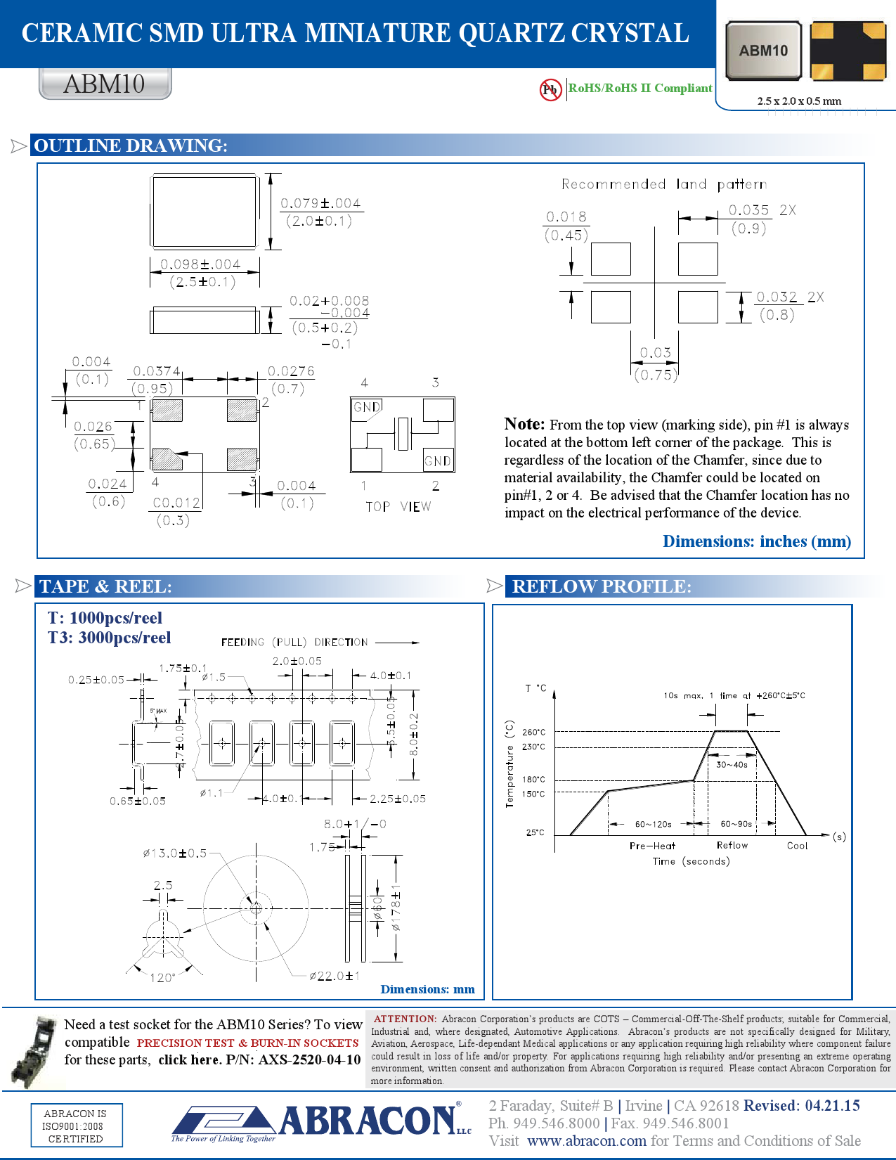 ABM10-32.000MHZ-D30-T3_（ABRACON）ABM10-32.000MHZ-D30-T3中文资料_价格_PDF手册-立创电子商城