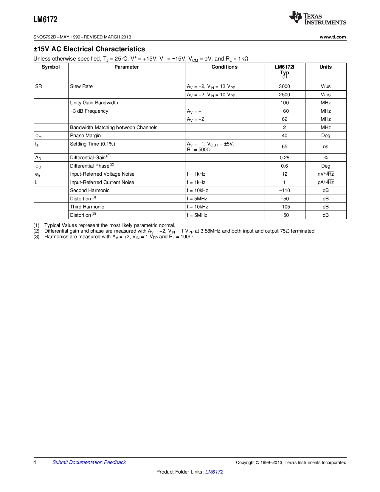 LM6172IMX/NOPB_（TI(德州仪器)）LM6172IMX/NOPB中文资料_价格_PDF手册-立创电子商城
