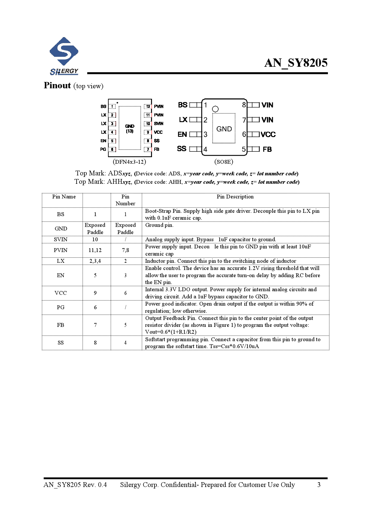 SY8205FCC_（silergy(矽力杰)）SY8205FCC中文资料_价格_PDF手册-立创电子商城