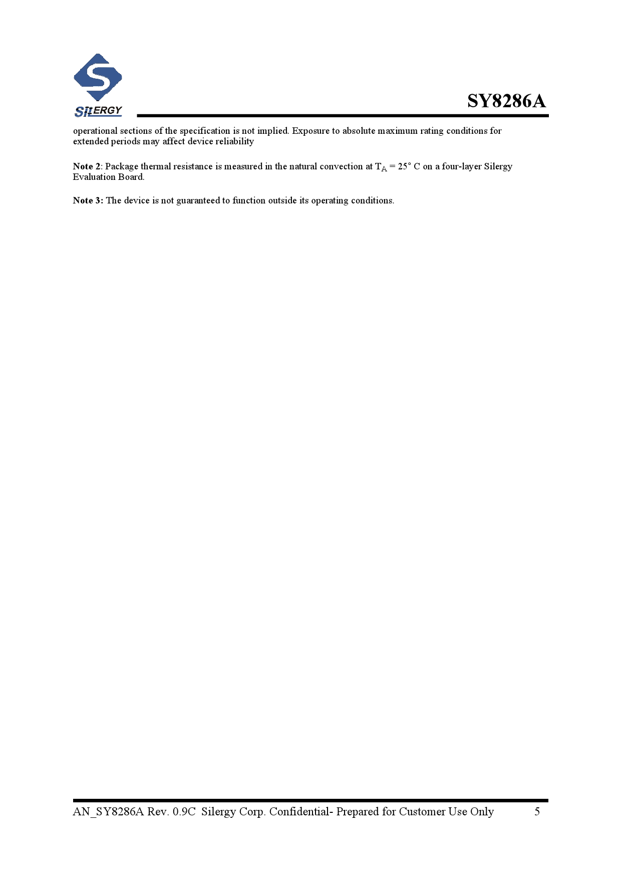 SY8286ARAC_（silergy(矽力杰)）SY8286ARAC中文资料_价格_PDF手册-立创电子商城