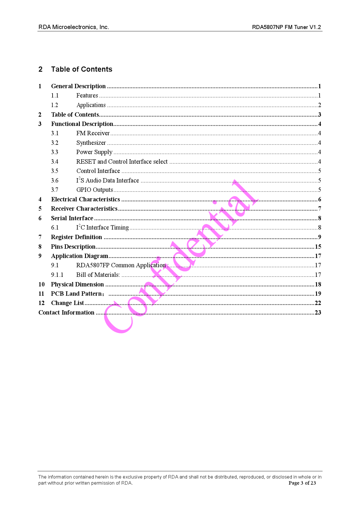 RDA5807FP_（RDA(锐迪科)）RDA5807FP中文资料_价格_PDF手册-立创电子商城