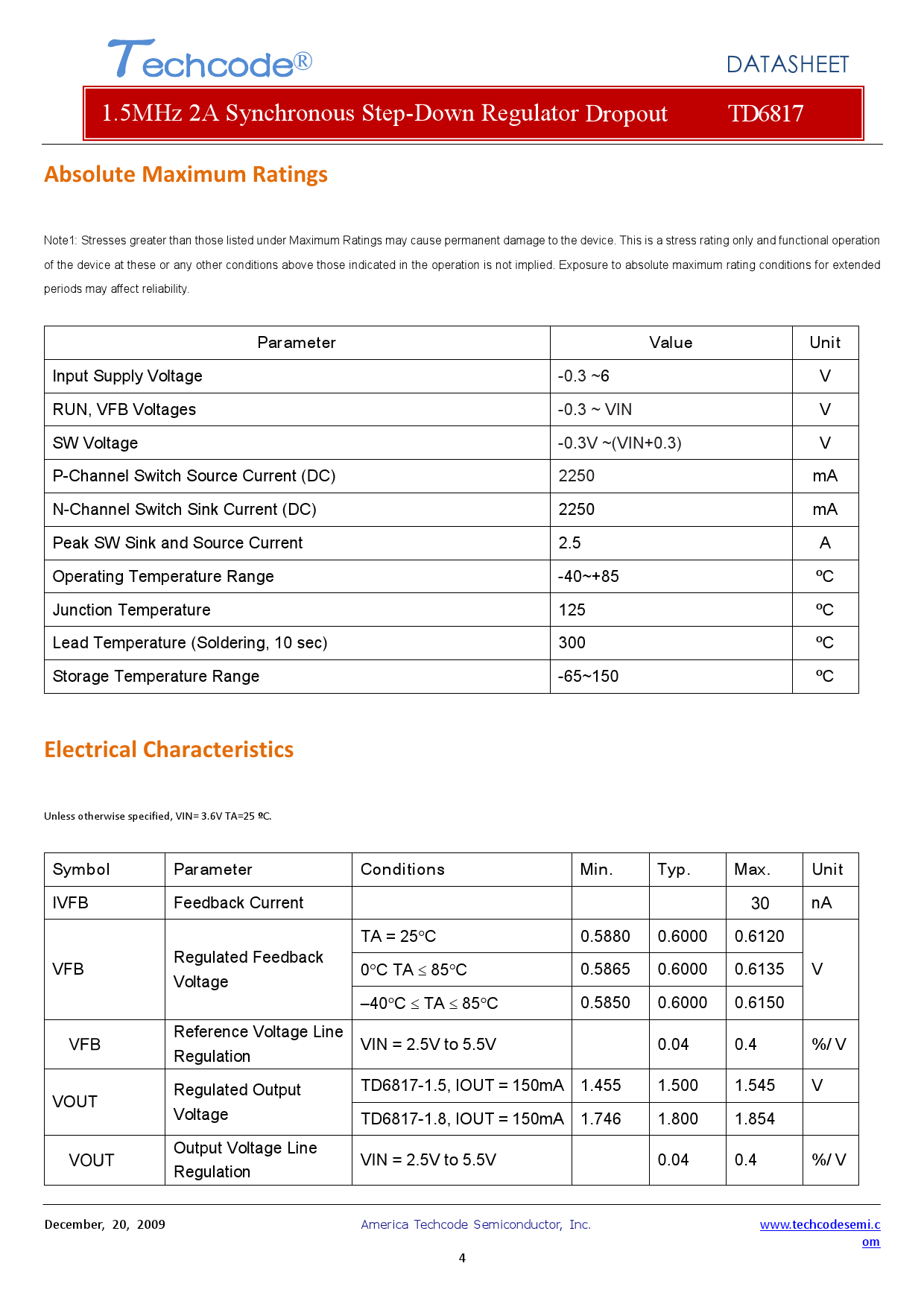 TD6817TR_（Techcode(泰德)）TD6817TR中文资料_价格_PDF手册-立创电子商城