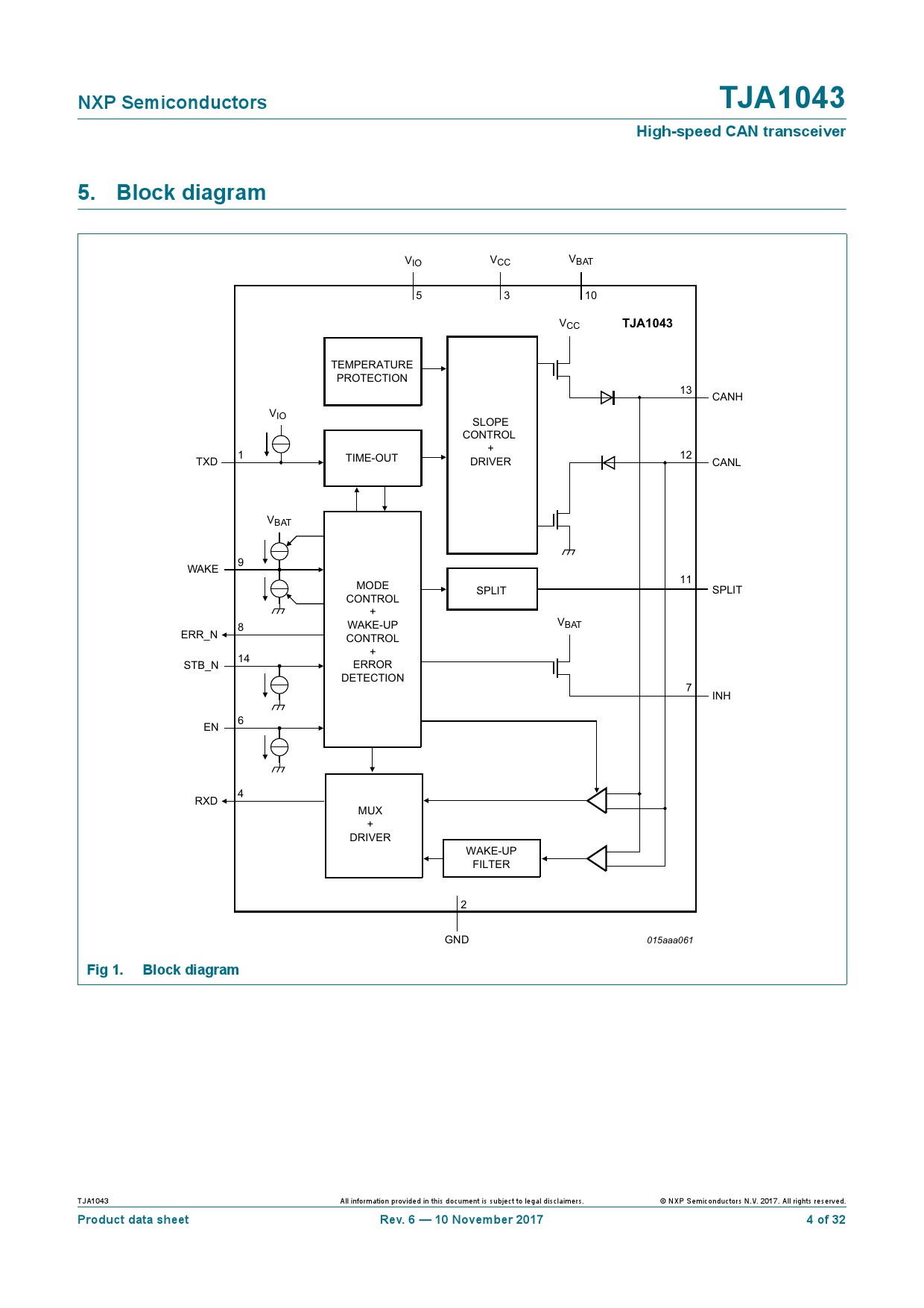 TJA1043TK/1Y_（NXP(恩智浦)）TJA1043TK/1Y中文资料_价格_PDF手册-立创电子商城