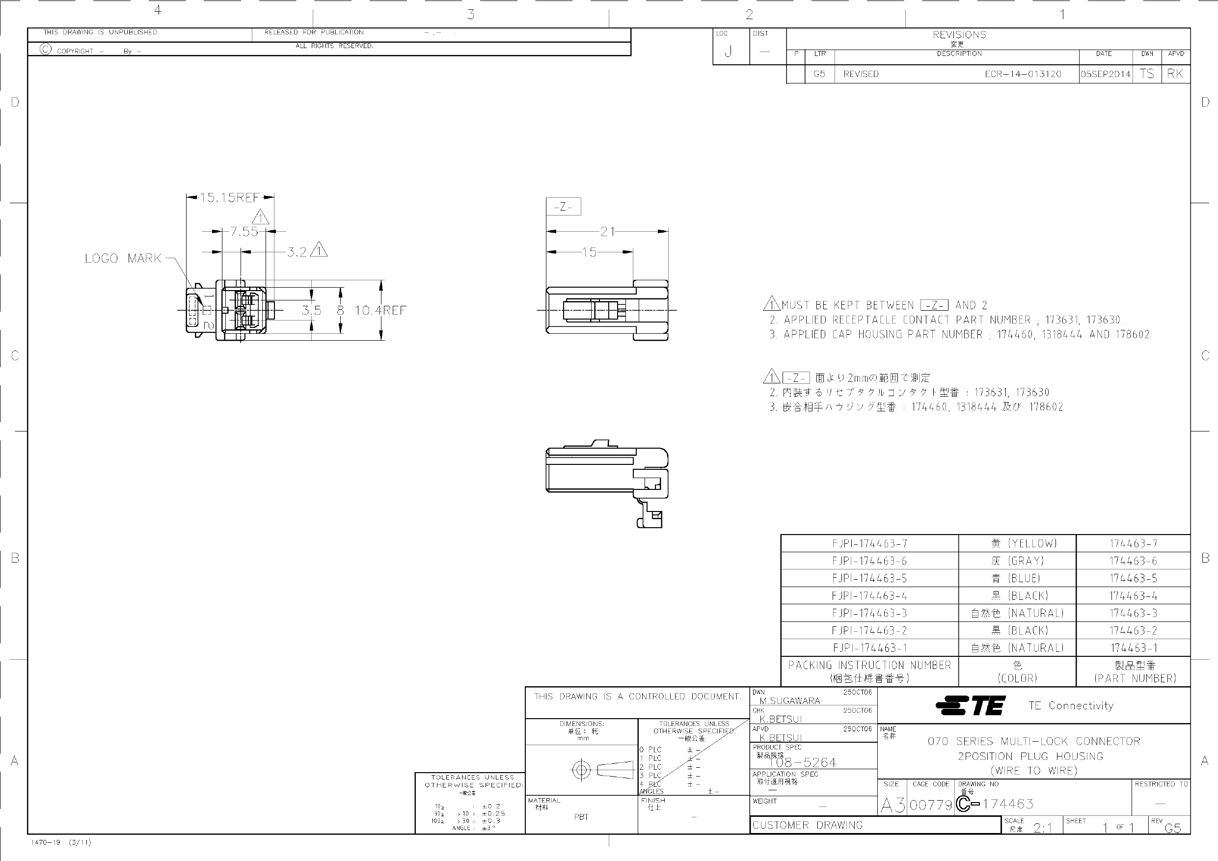 174463-1_（TE Connectivity(美国泰科)）174463-1中文资料_价格_PDF手册-立创电子商城