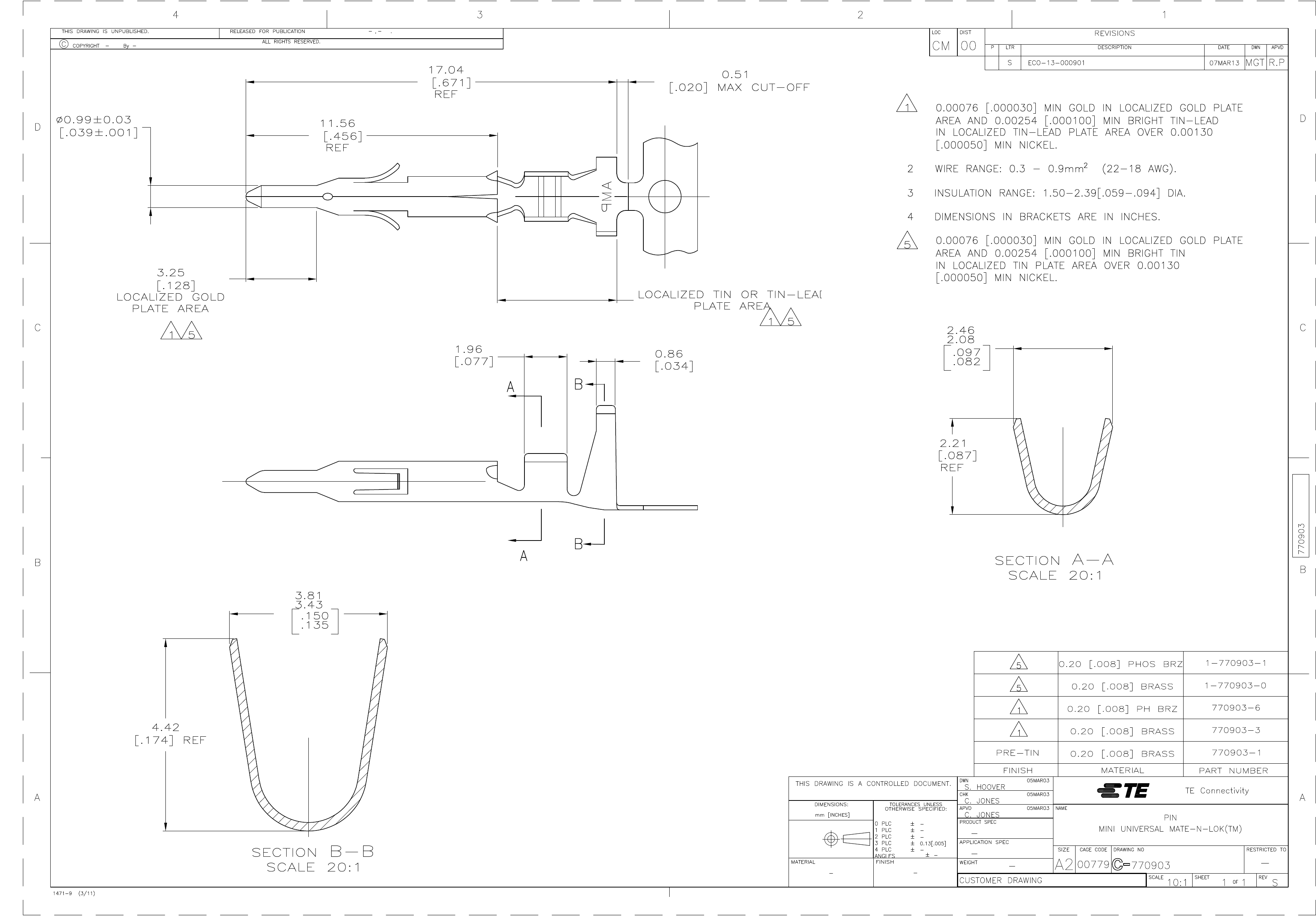 770903-1_（TE Connectivity(美国泰科)）770903-1中文资料_价格_PDF手册-立创电子商城