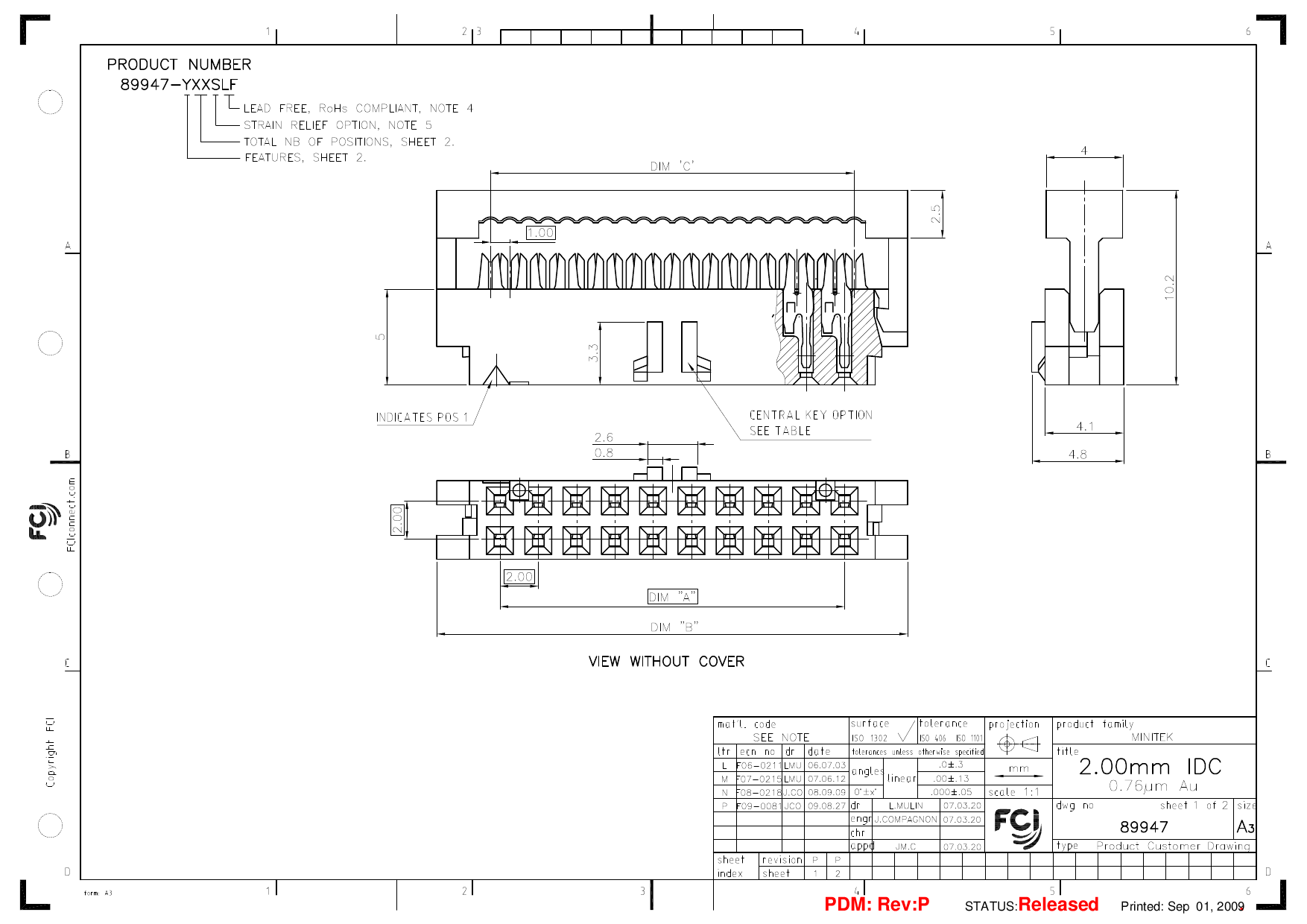 89947-710LF_（Amphenol）89947-710LF中文资料_价格_PDF手册-立创电子商城