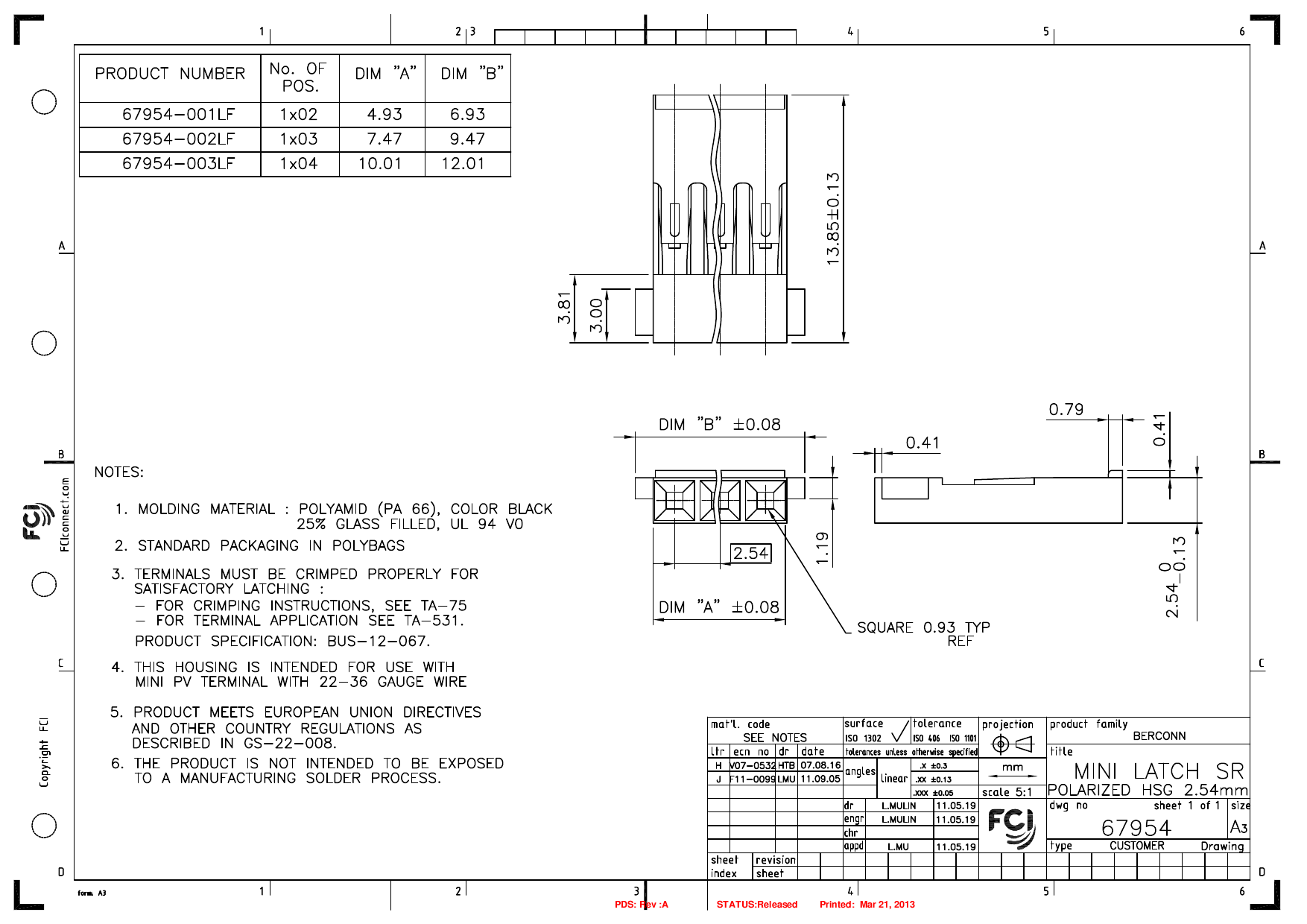 67954-001LF_（Amphenol）67954-001LF中文资料_价格_PDF手册-立创电子商城