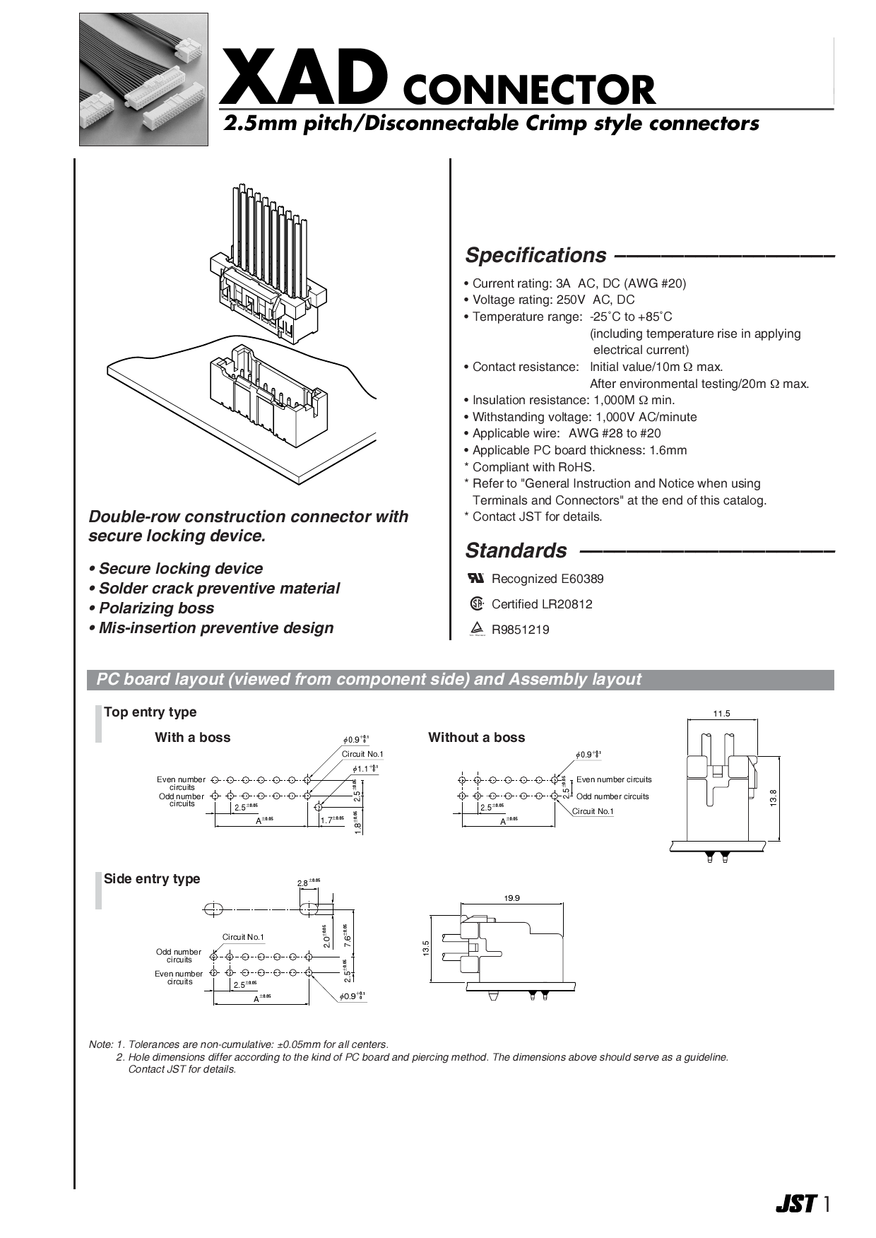 XADRP-08V_（JST）XADRP-08V中文资料_价格_PDF手册-立创电子商城