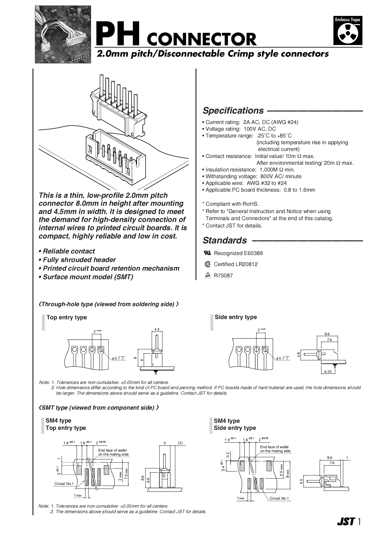 PHR-6_（JST）PHR-6中文资料_价格_PDF手册-立创电子商城