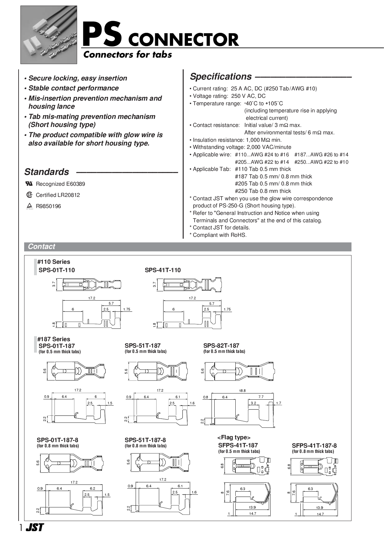 PS-250_（JST）PS-250中文资料_价格_PDF手册-立创电子商城