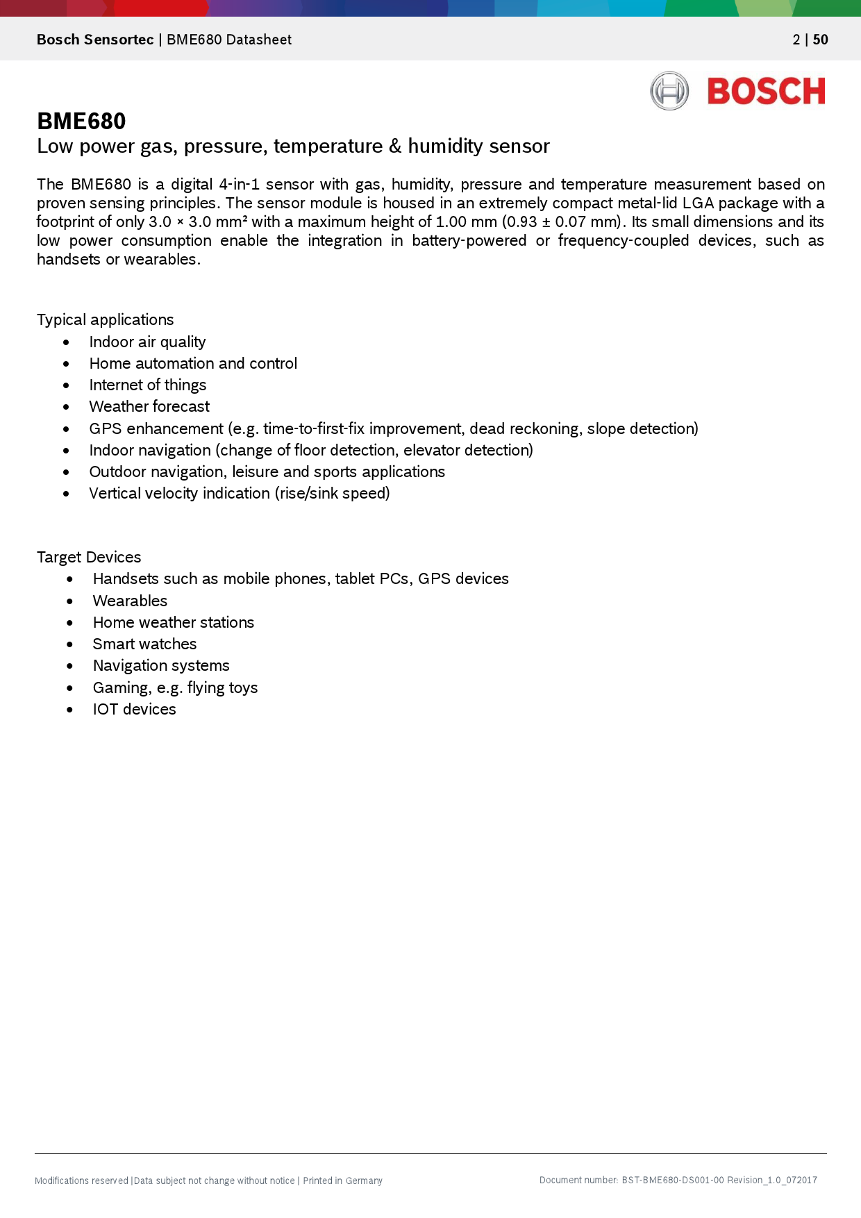 BME680_（Bosch(博世)）BME680中文资料_价格_PDF手册-立创电子商城