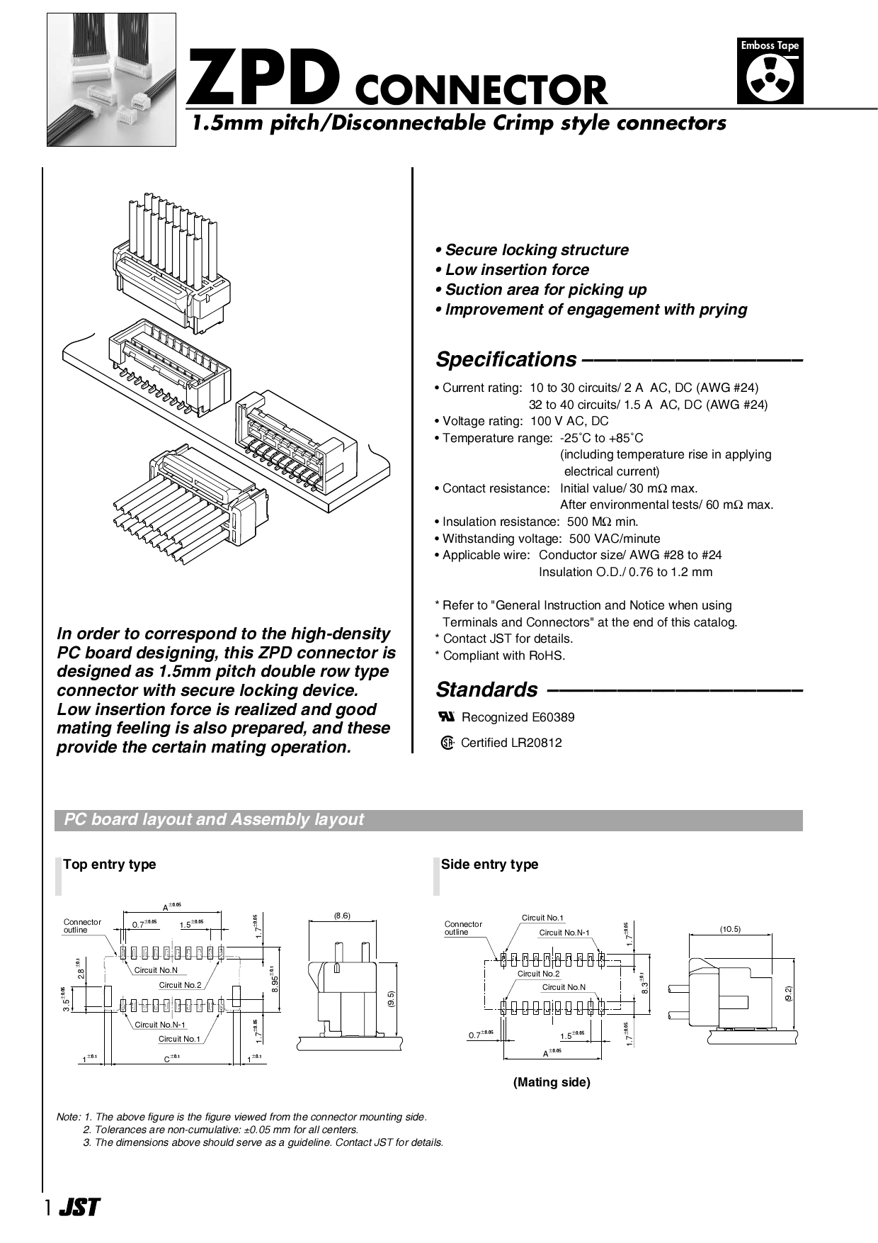 ZPDR-20V-S_（JST）ZPDR-20V-S中文资料_价格_PDF手册-立创电子商城