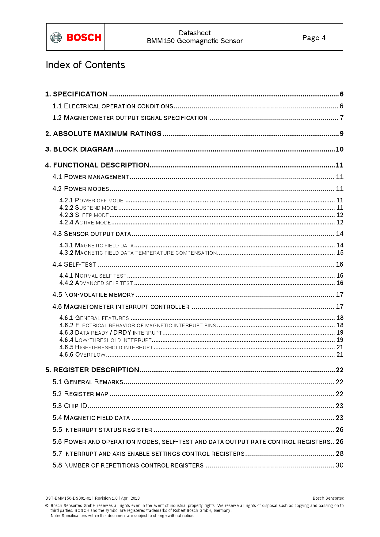 BMM150_（Bosch(博世)）BMM150中文资料_价格_PDF手册-立创电子商城