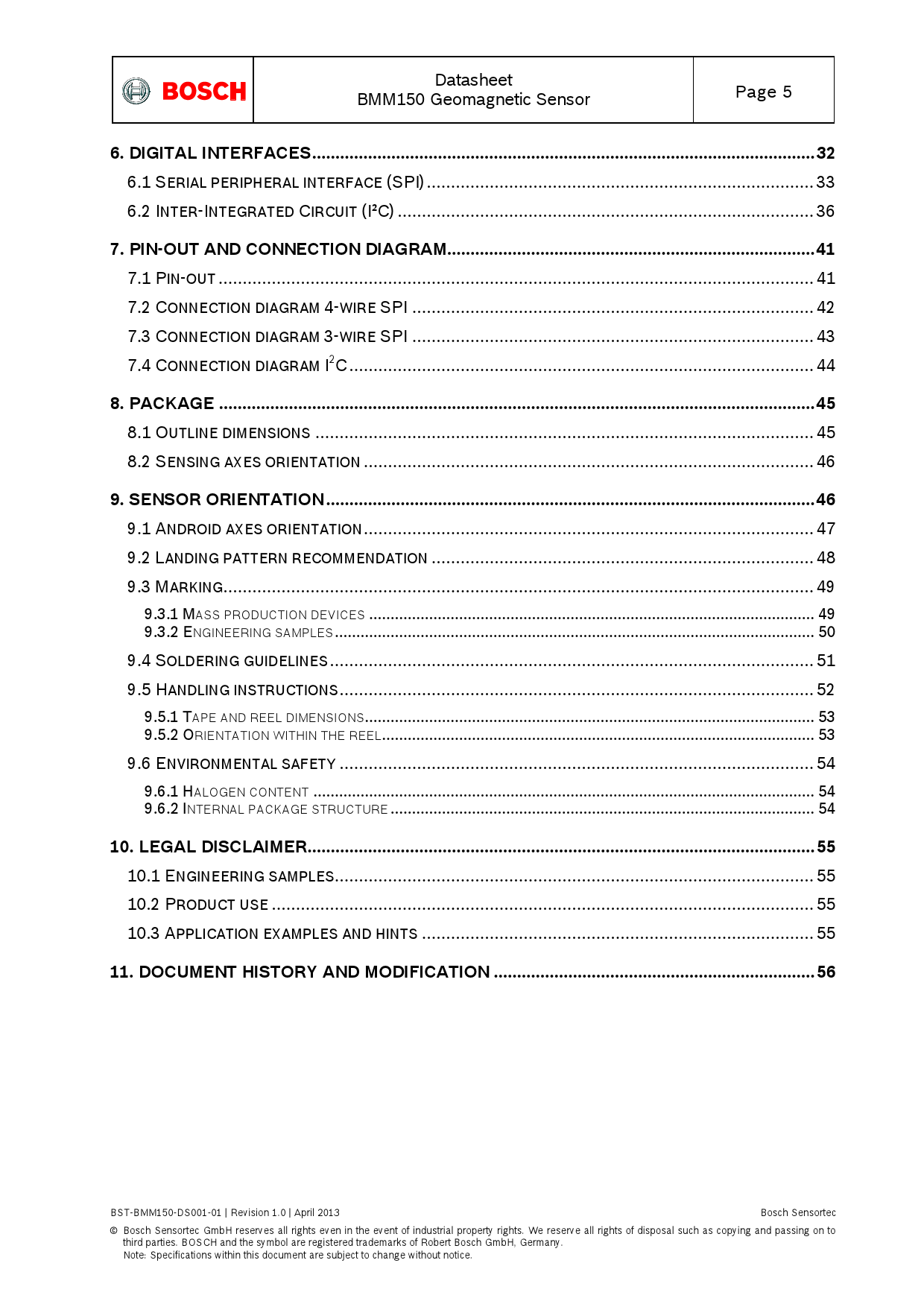 BMM150_（Bosch(博世)）BMM150中文资料_价格_PDF手册-立创电子商城