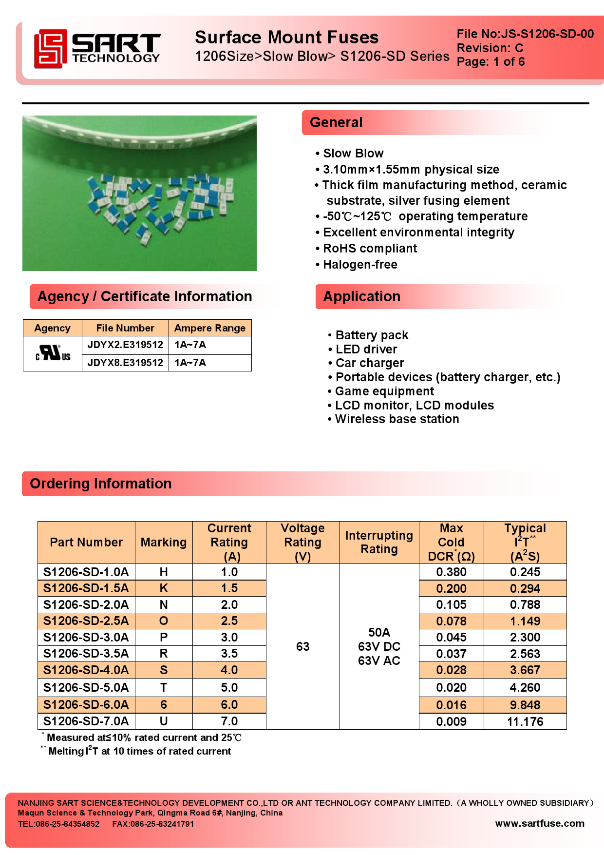 S1206-SD-1.5A_（SART(萨特)）S1206-SD-1.5A中文资料_价格_PDF手册-立创电子商城