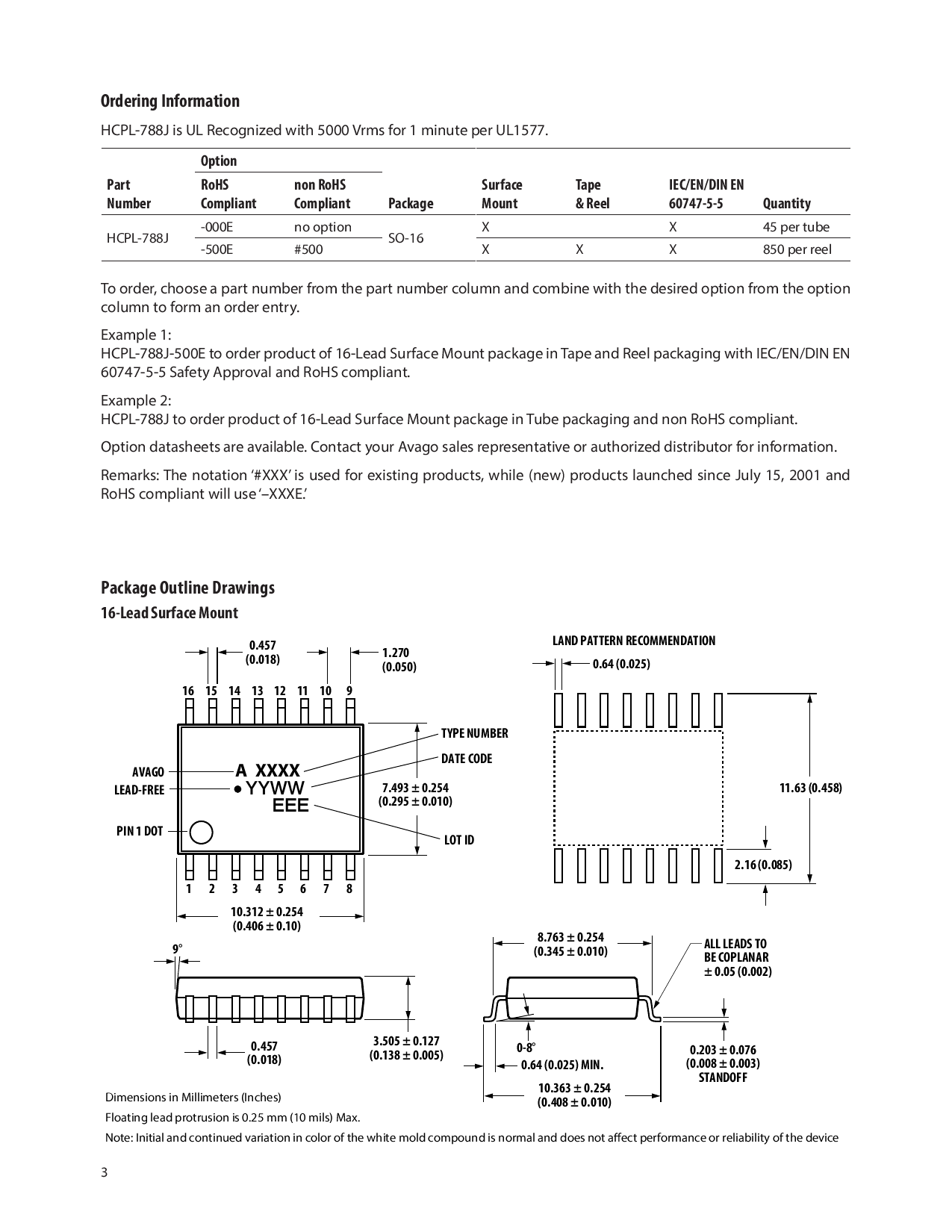 HCPL-788J-500E_（AVAGO(安华高)）HCPL-788J-500E中文资料_价格_PDF手册-立创电子商城